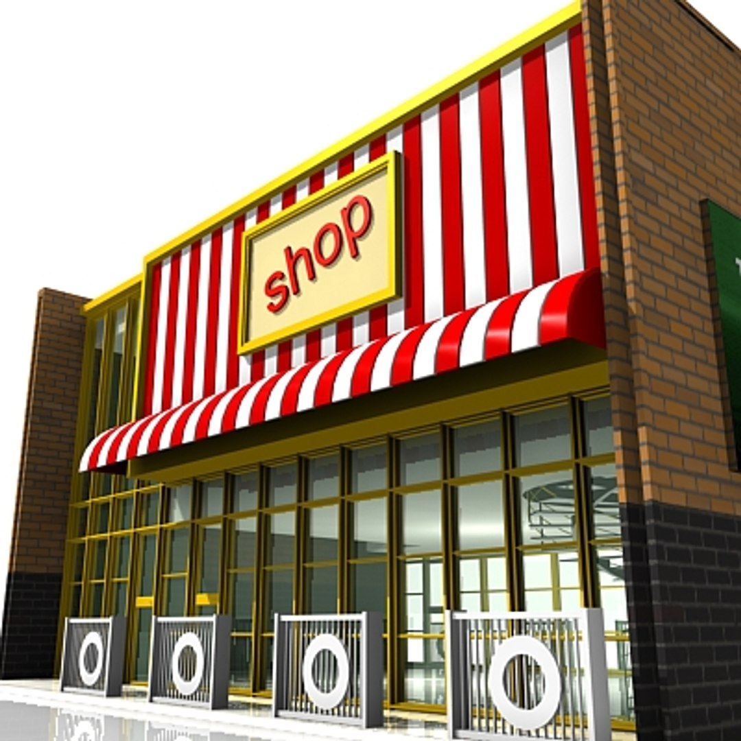 3ds max retail shop