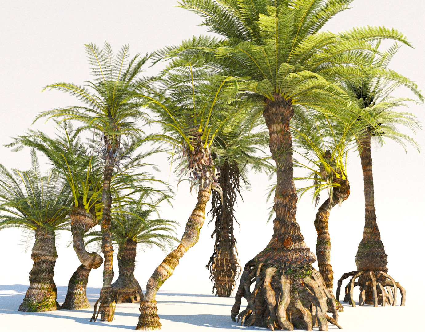 Prehistoric Plants Model - TurboSquid 1673210