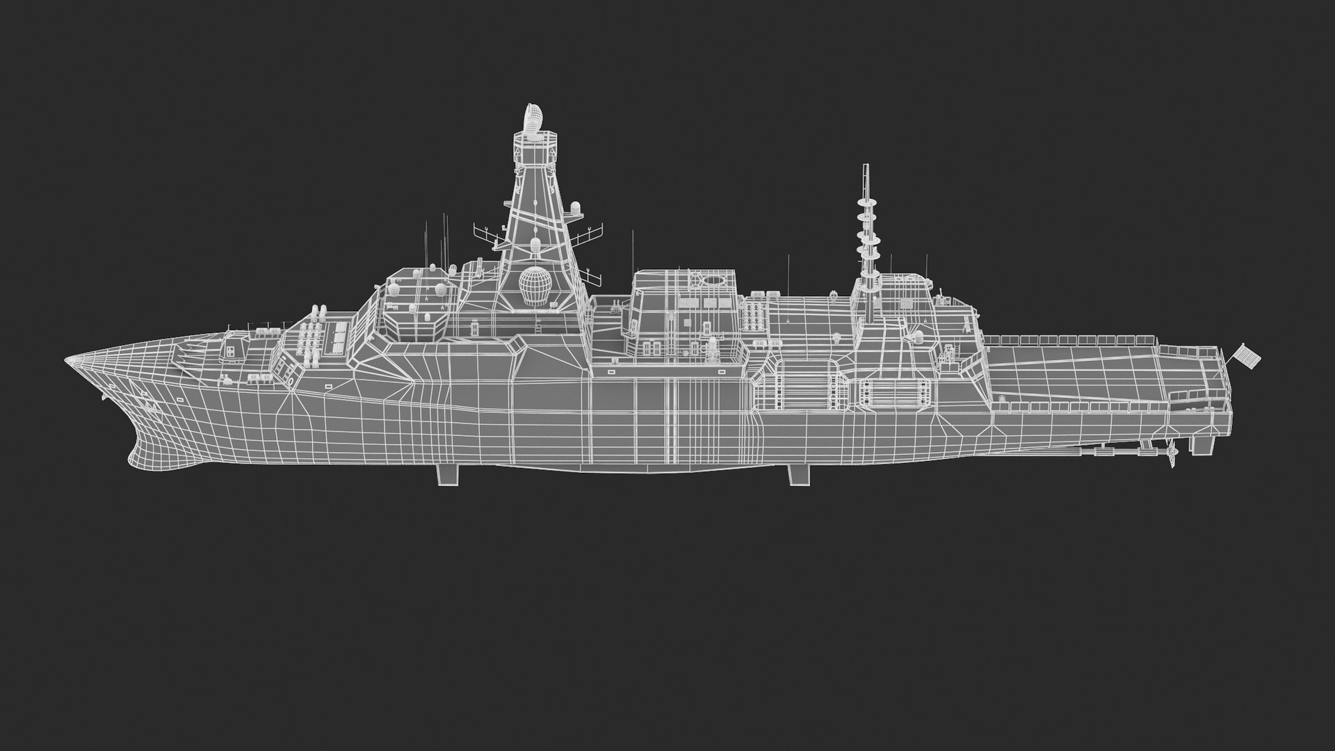 3D type 26 frigate - TurboSquid 1704154