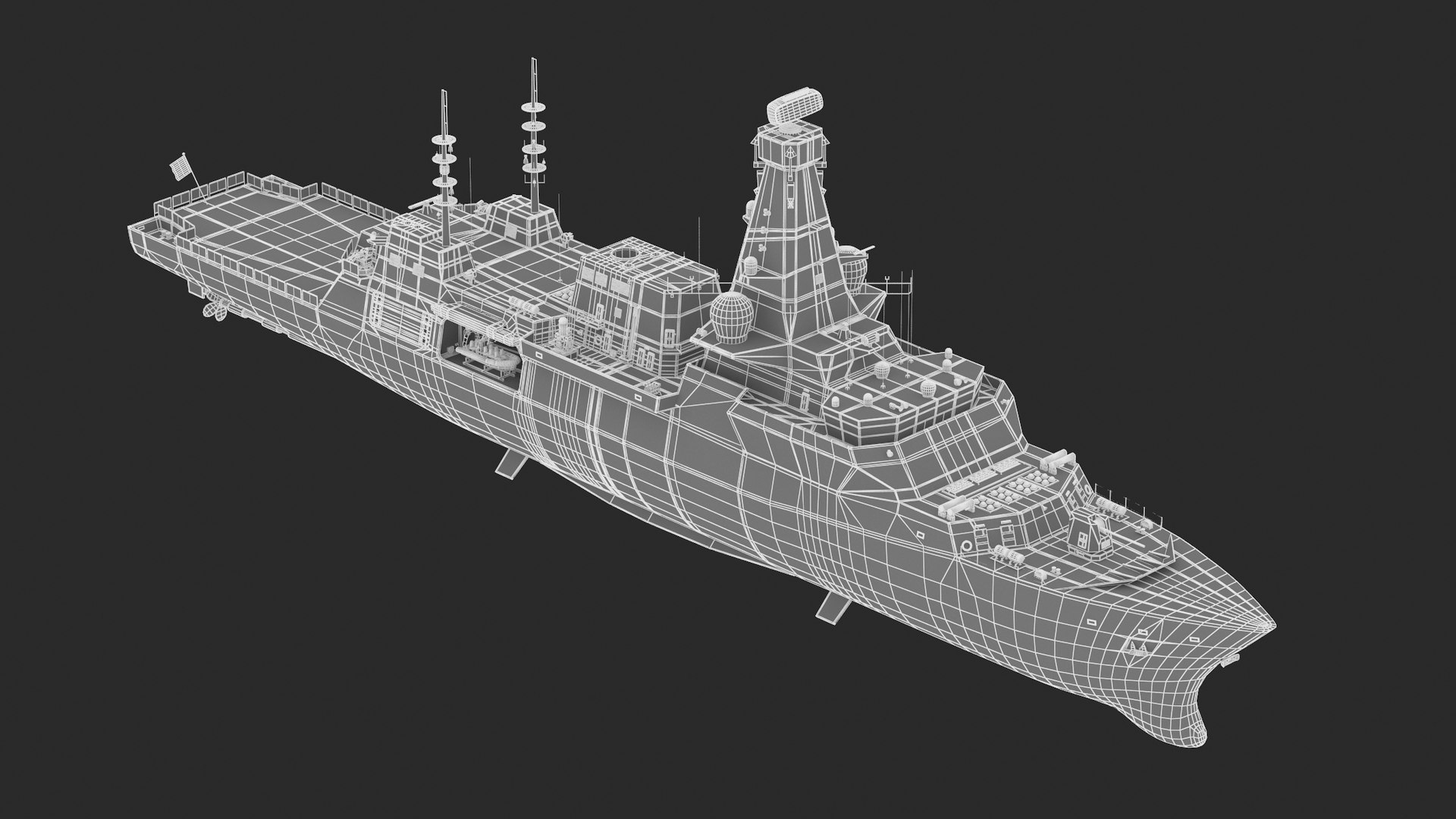 3D type 26 frigate - TurboSquid 1704154