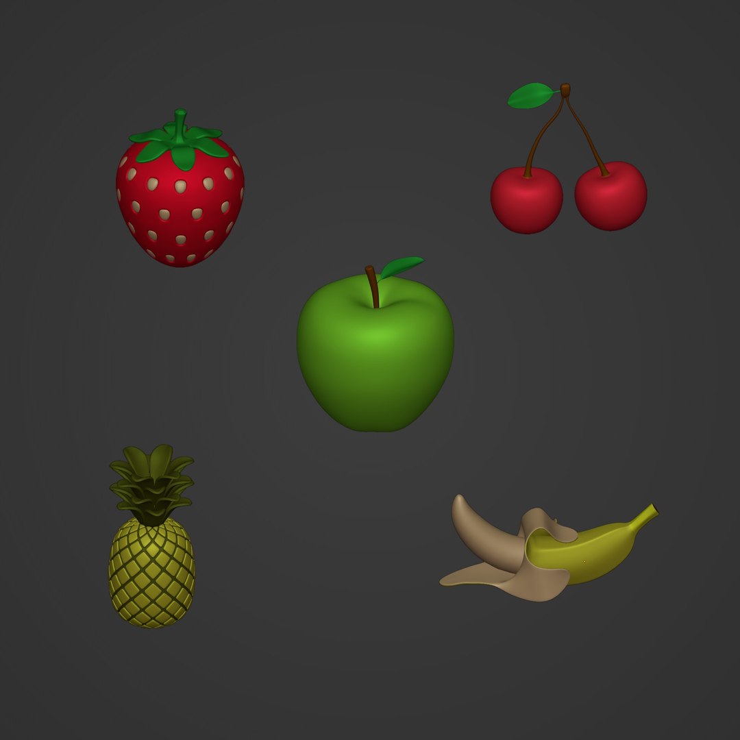 Fruits Pack 3D Model - TurboSquid 1850627