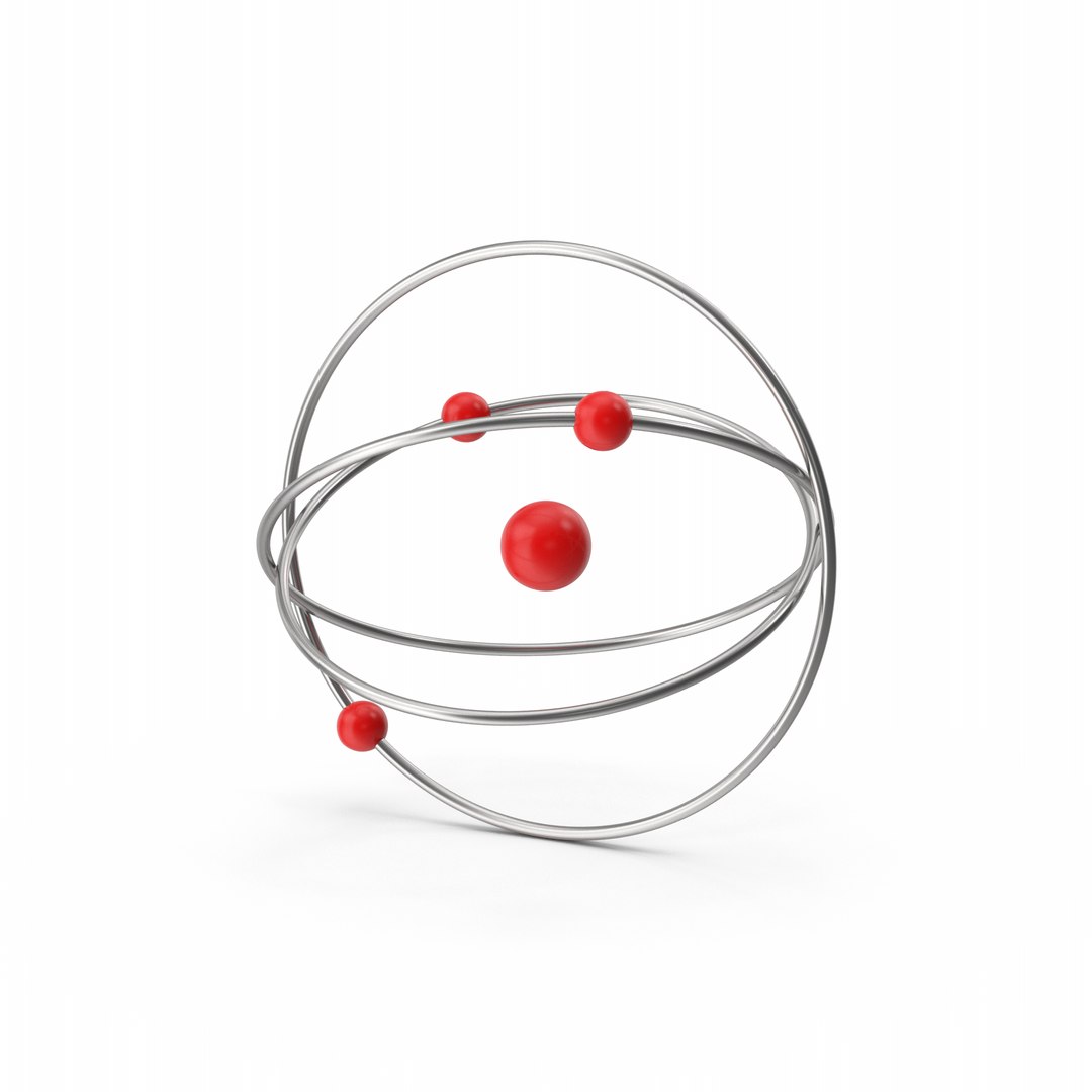 3D Planetary Atom - TurboSquid 1912863