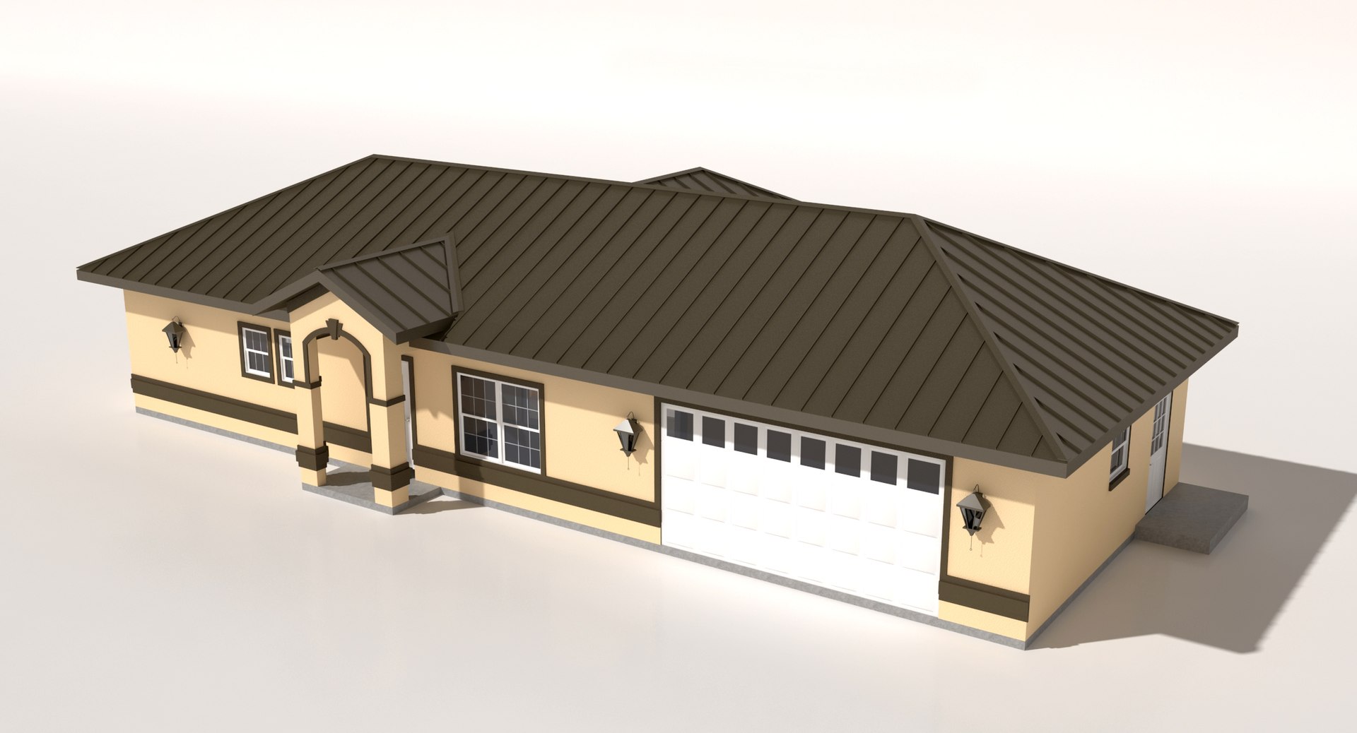 Home Roof House 3d Max