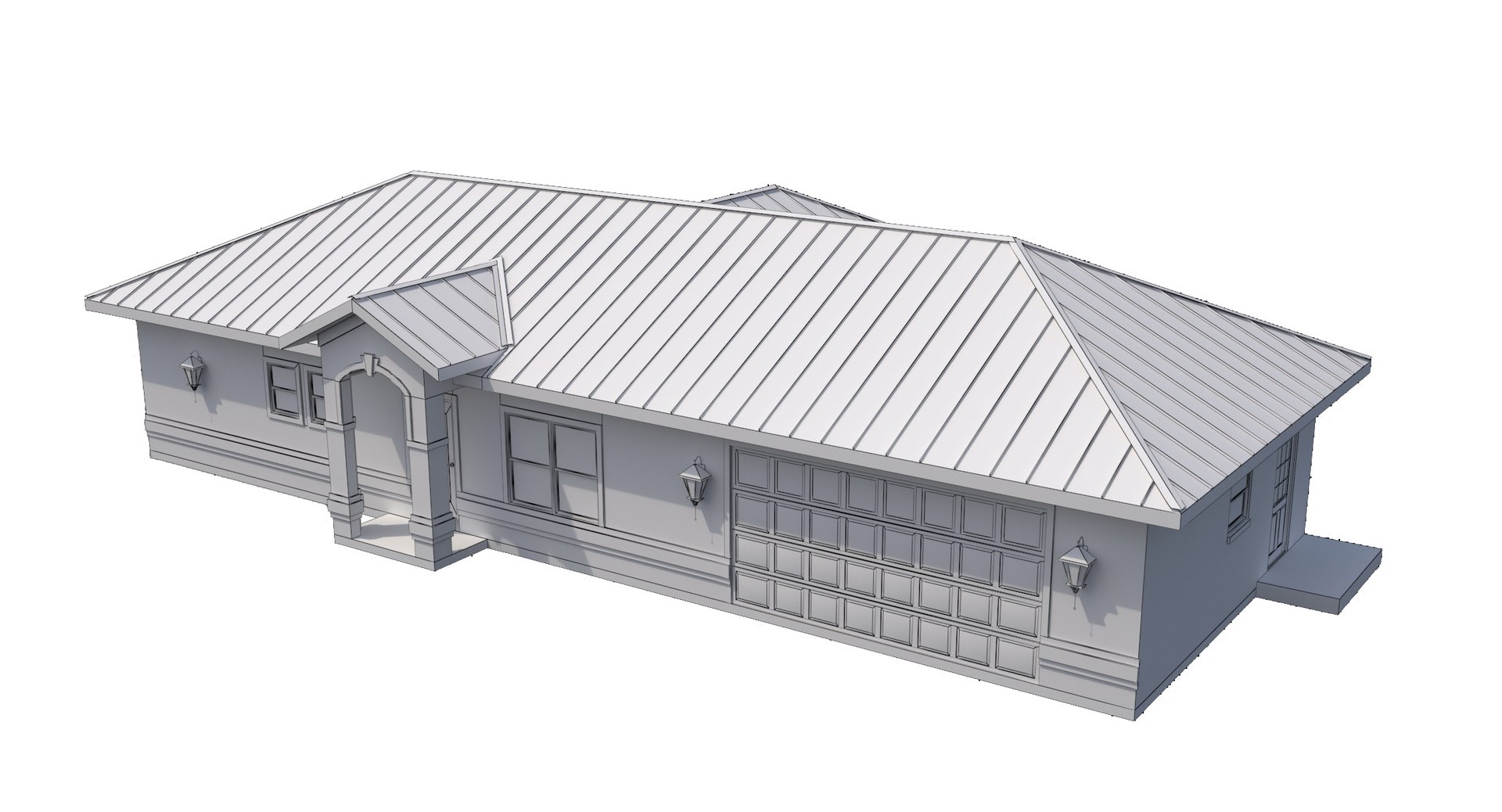 Home Roof House 3d Max