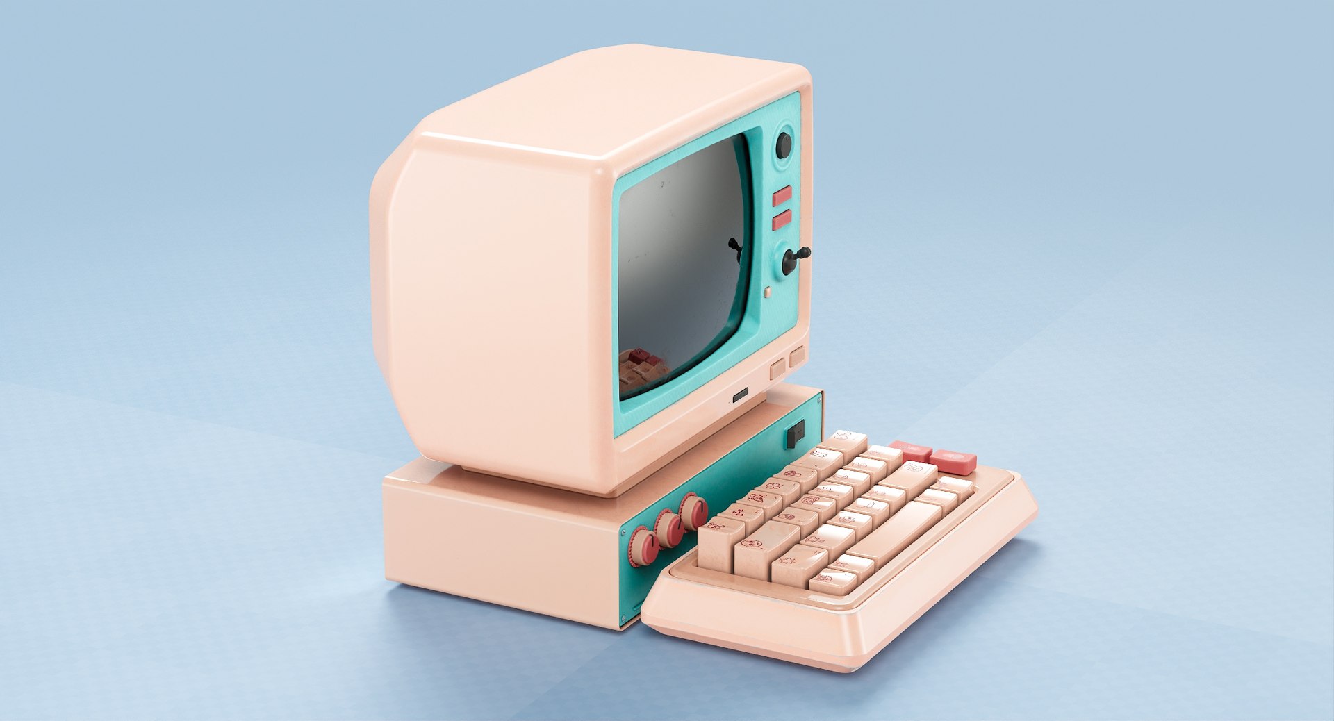 Generic Cartoon Computer 3D Model - TurboSquid 2116403