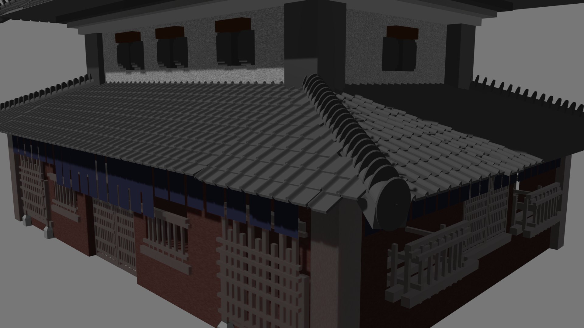 Japanese Building 3D Model - TurboSquid 1724019