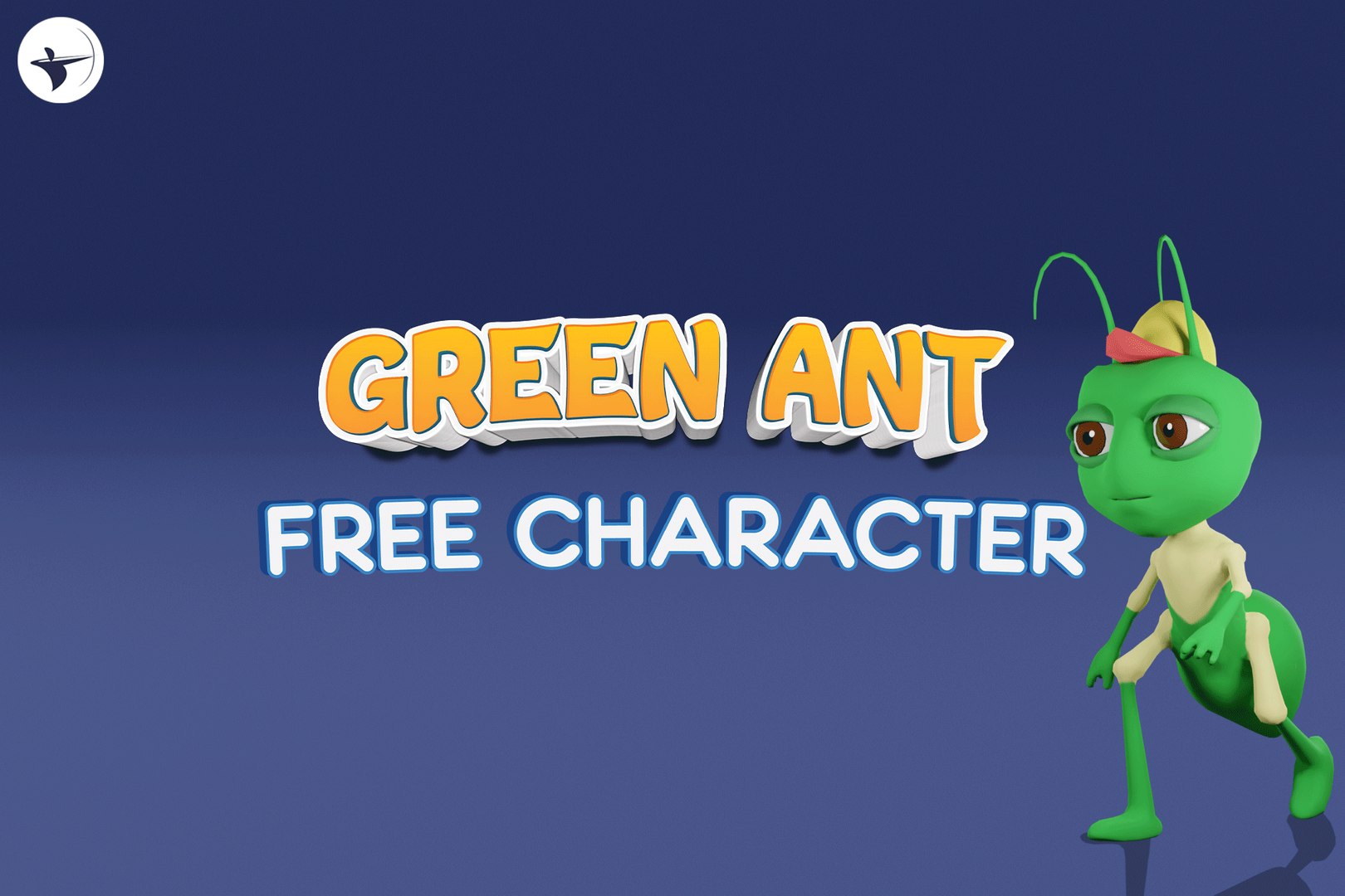 Free 3D Cute Green Ant Boy Model - TurboSquid 1923792