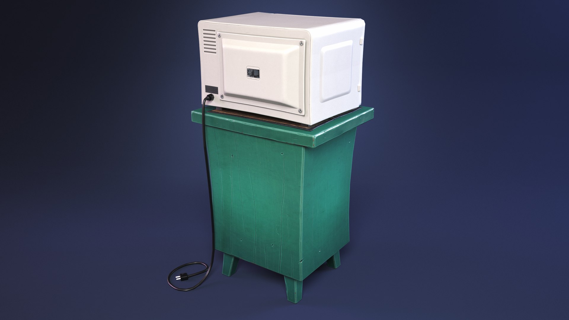 3D Model Stylized Microwave - TurboSquid 1933045