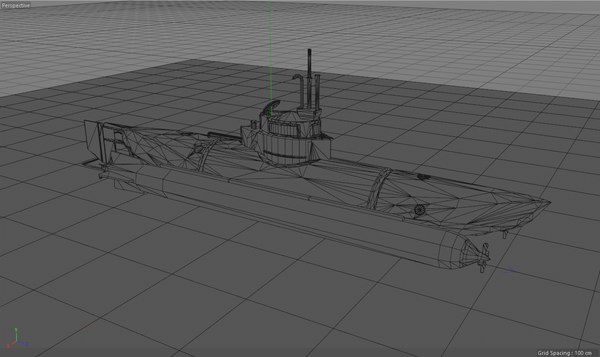 Bieber german mini submarine 3D model - TurboSquid 1452677