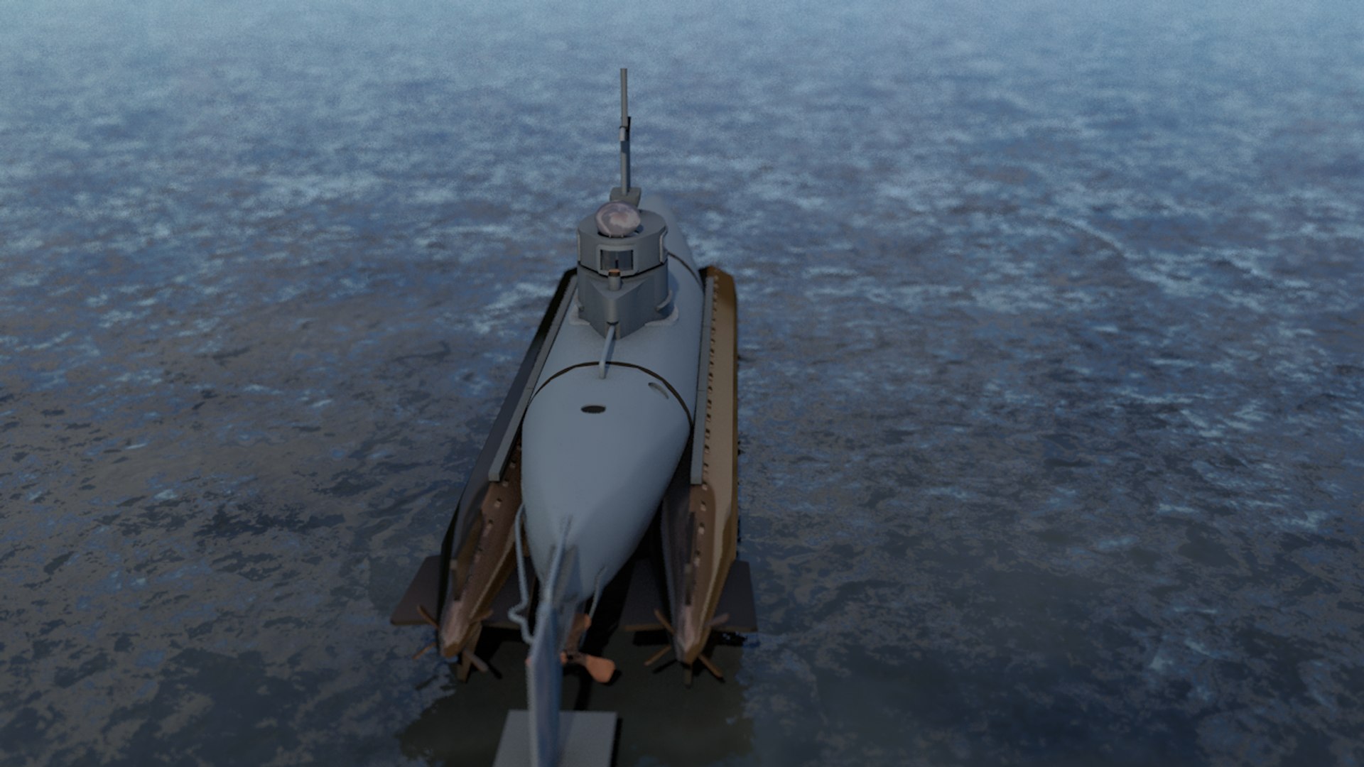 Bieber German Mini Submarine 3D Model - TurboSquid 1452677