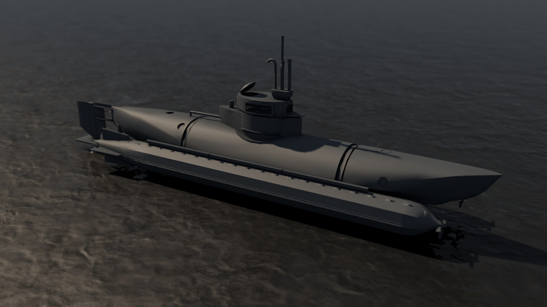 Bieber German Mini Submarine 3D Model - TurboSquid 1452677