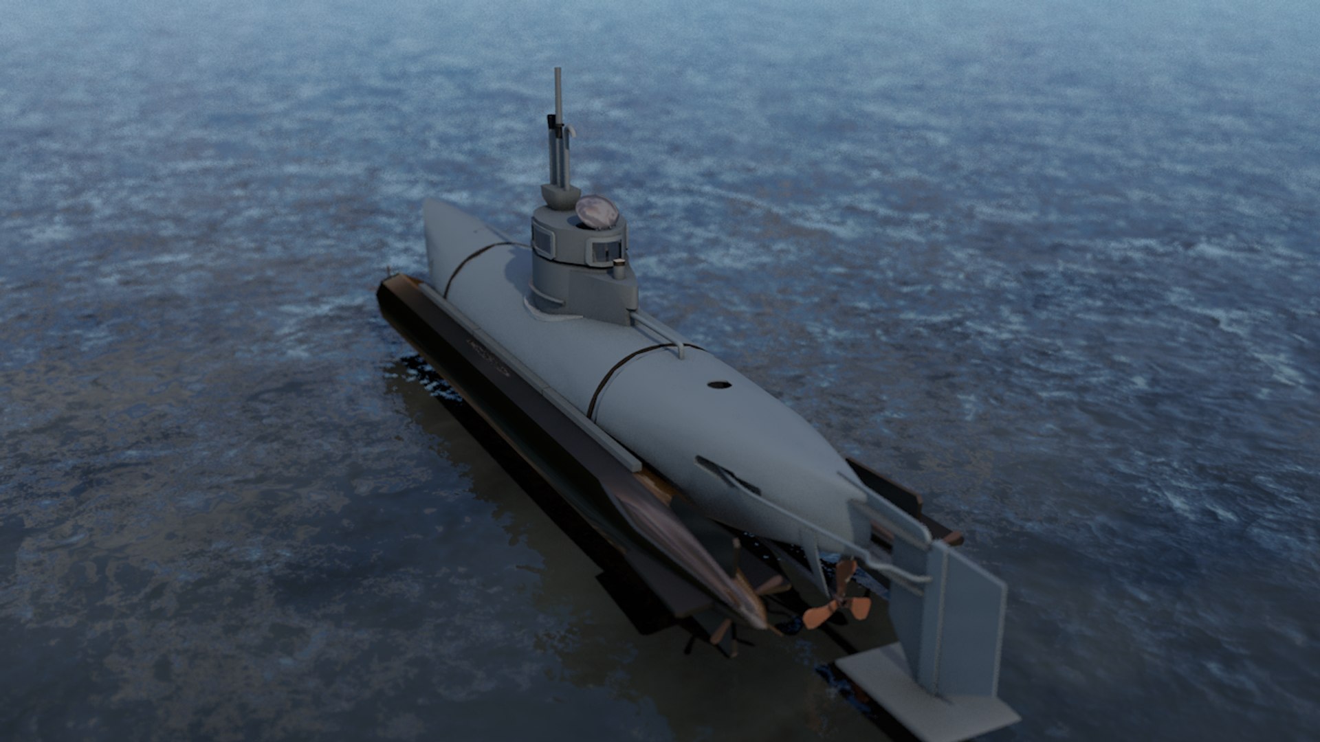 Bieber German Mini Submarine 3D Model - TurboSquid 1452677