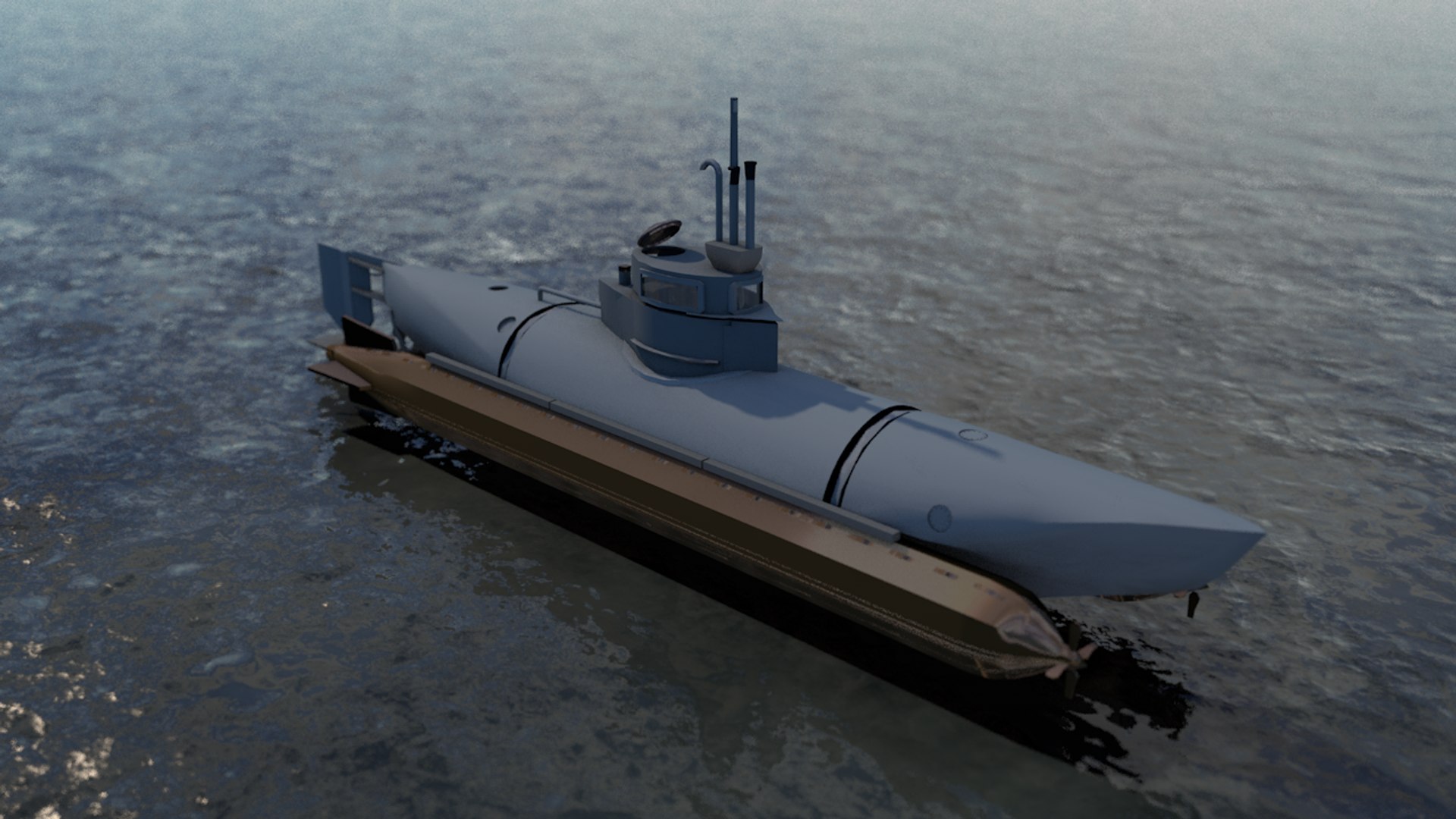 Bieber German Mini Submarine 3D Model - TurboSquid 1452677