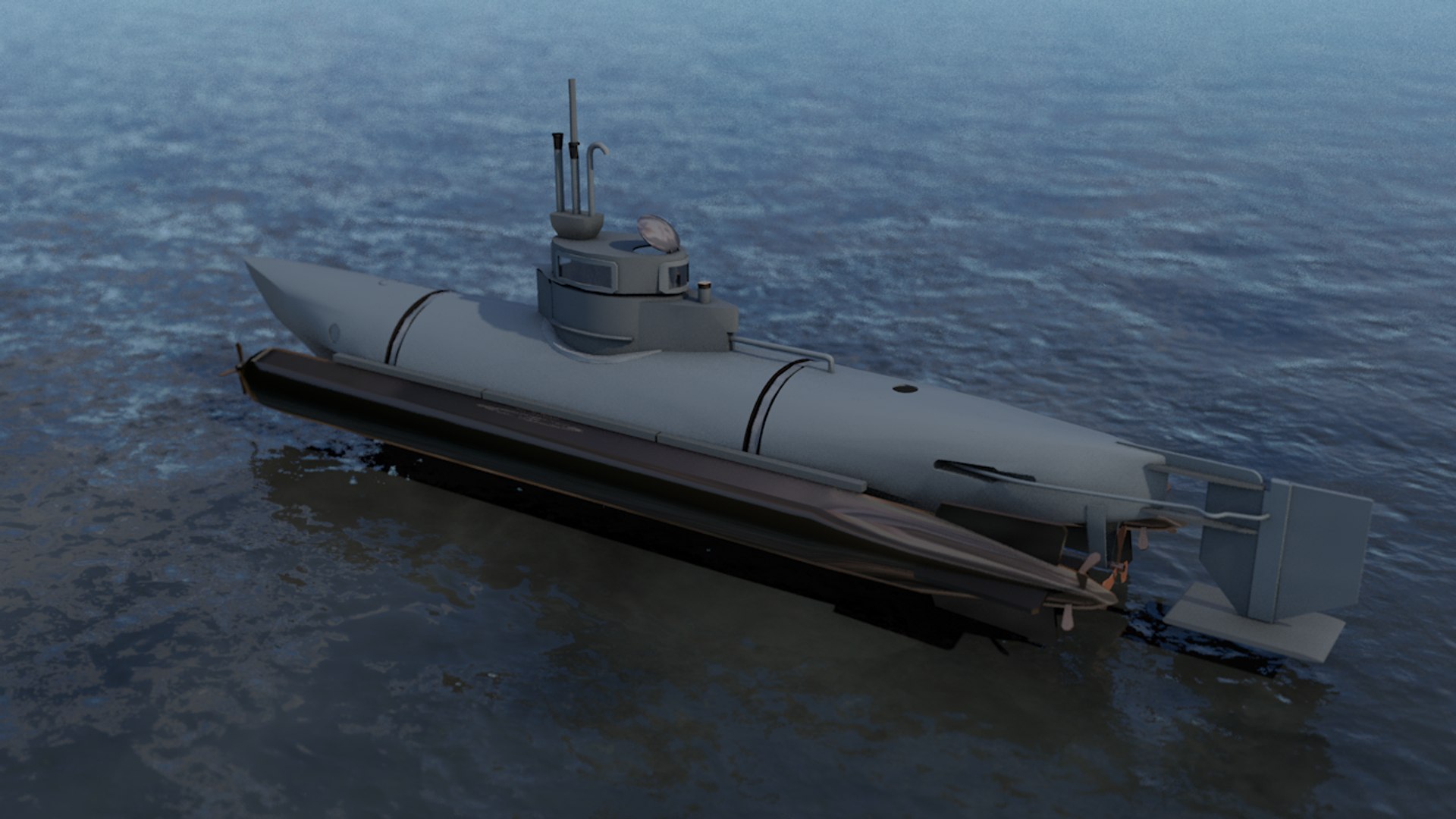 Bieber German Mini Submarine 3D Model - TurboSquid 1452677
