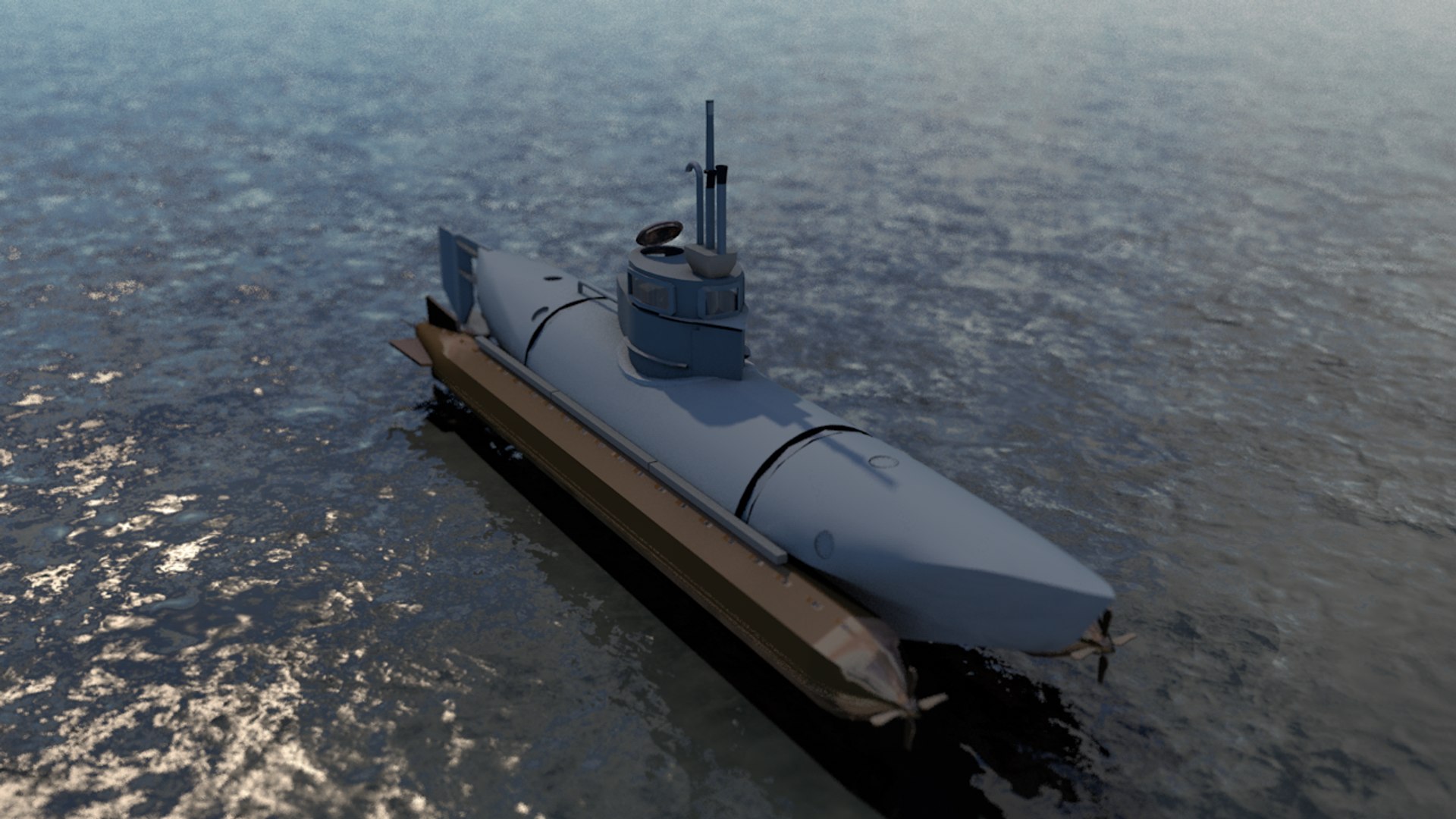 Bieber German Mini Submarine 3D Model - TurboSquid 1452677