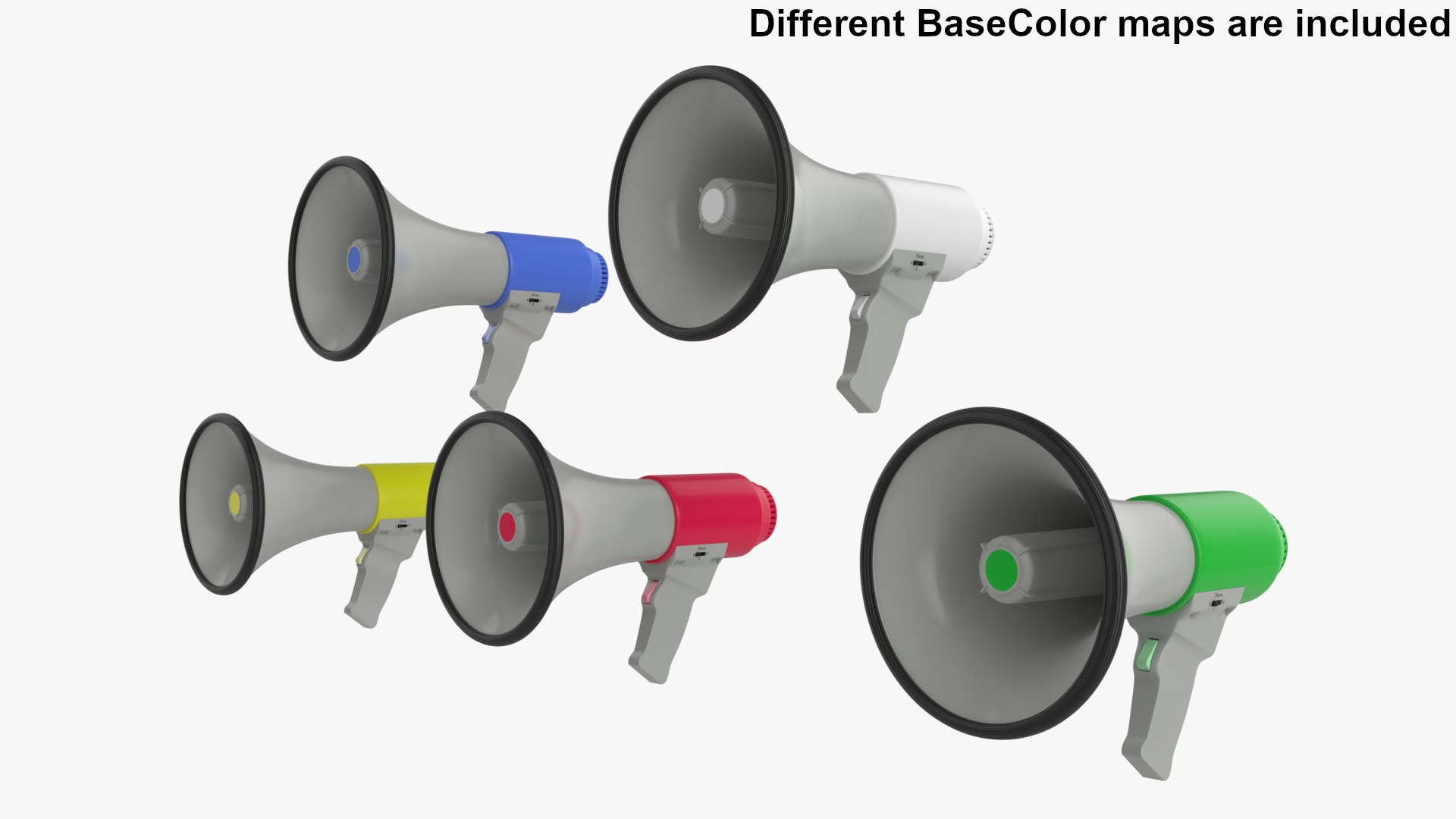 Megaphone Model - TurboSquid 1978638