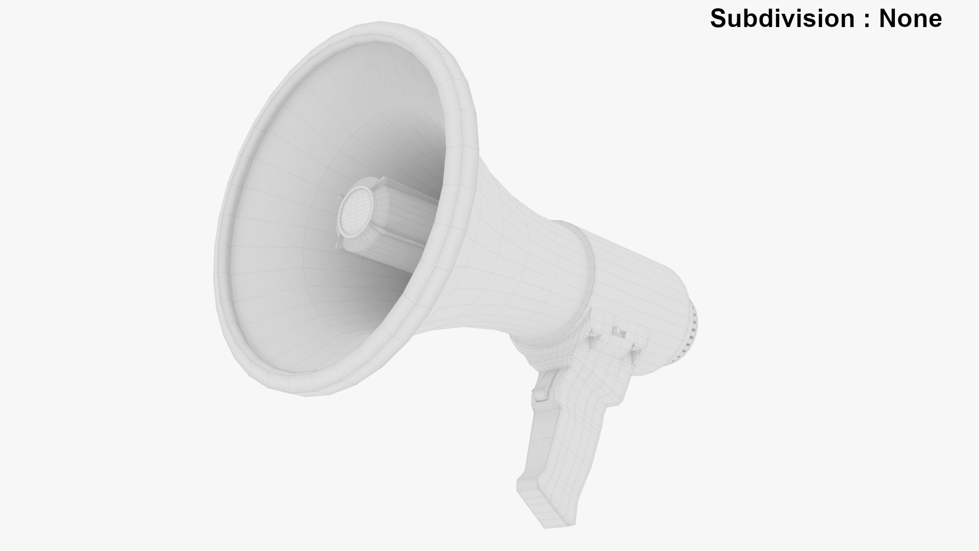 Megaphone model - TurboSquid 1978638