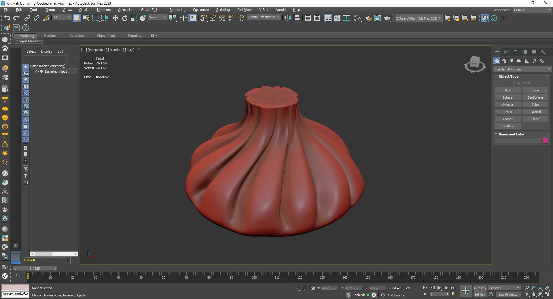 3D Khinkali Dumpling Cooked For 3D Print - TurboSquid 2270848