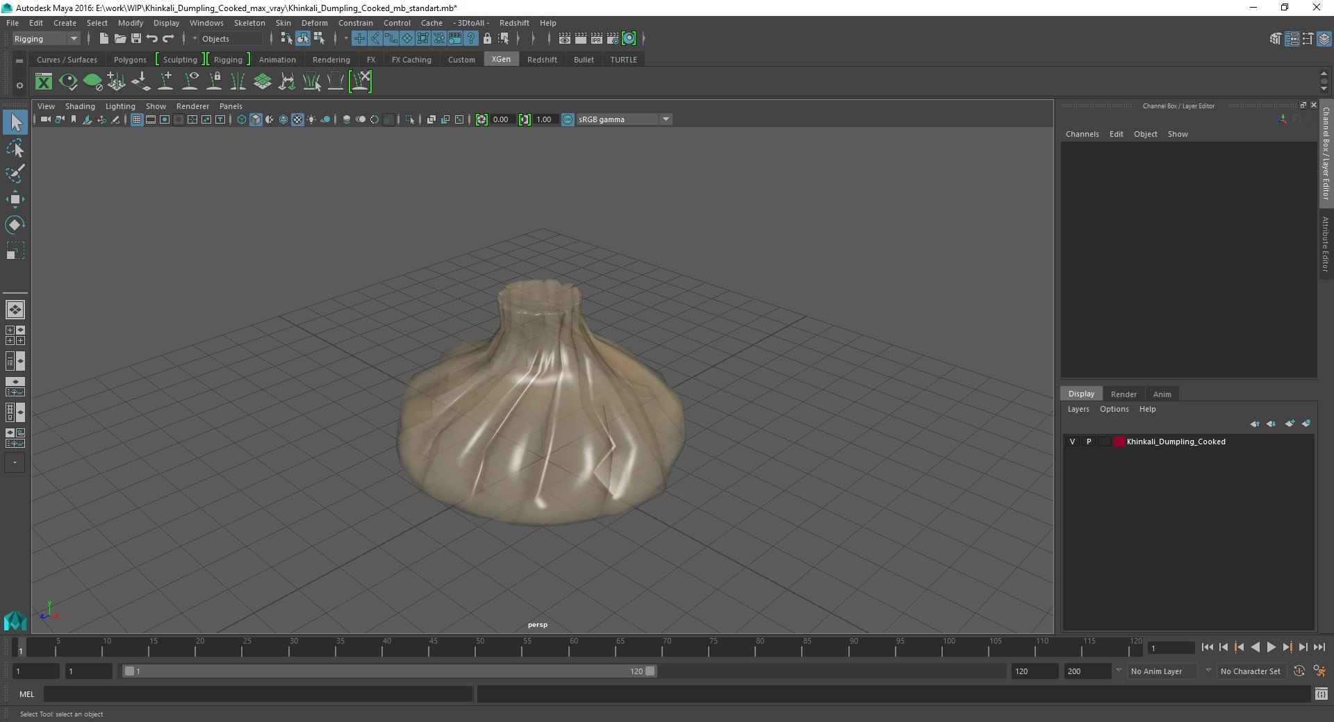 3D Khinkali Dumpling Cooked For 3D Print - TurboSquid 2270848