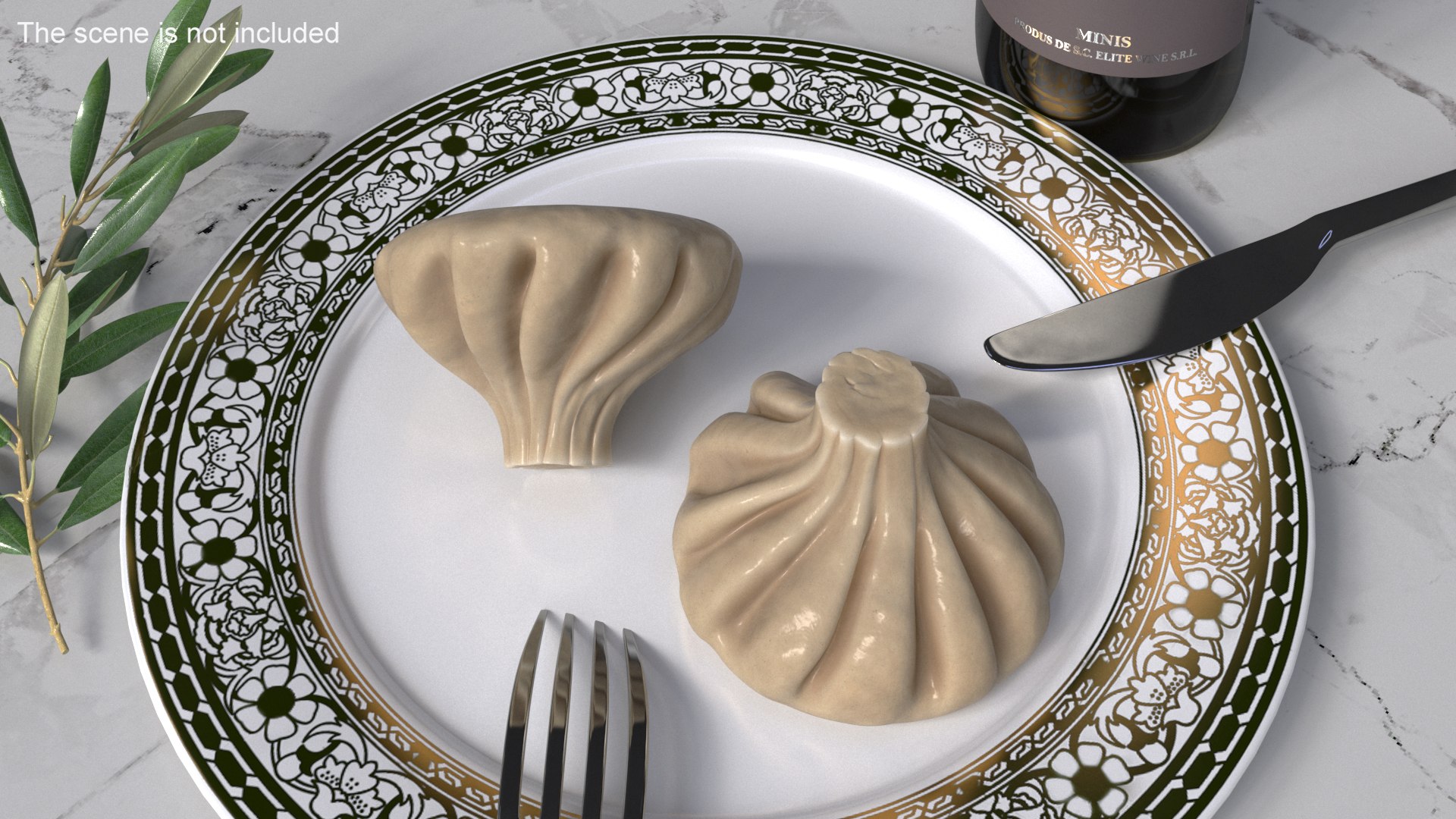 3D Khinkali Dumpling Cooked For 3D Print - TurboSquid 2270848