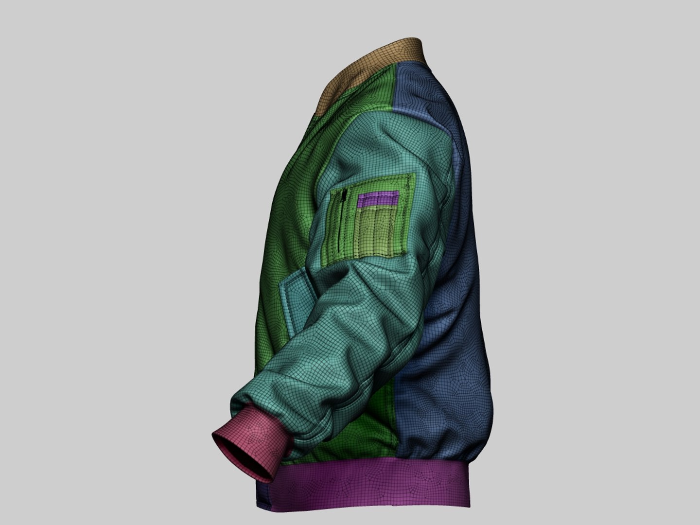 M1 Flight Jacket 3D Model - TurboSquid 1374444