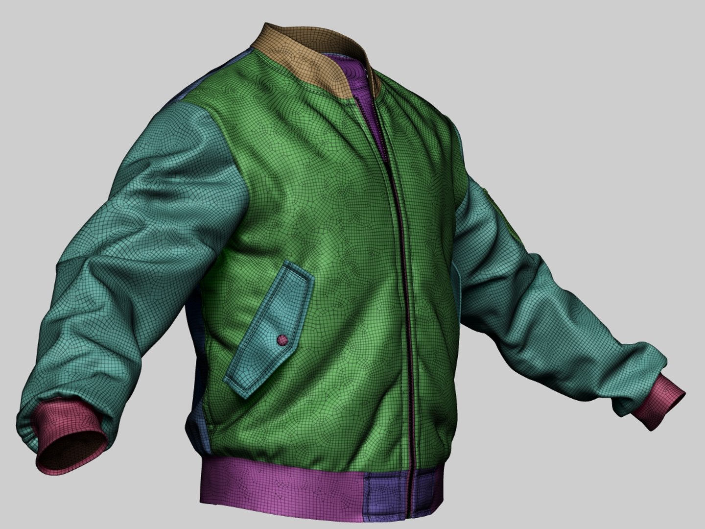M1 Flight Jacket 3D Model - TurboSquid 1374444