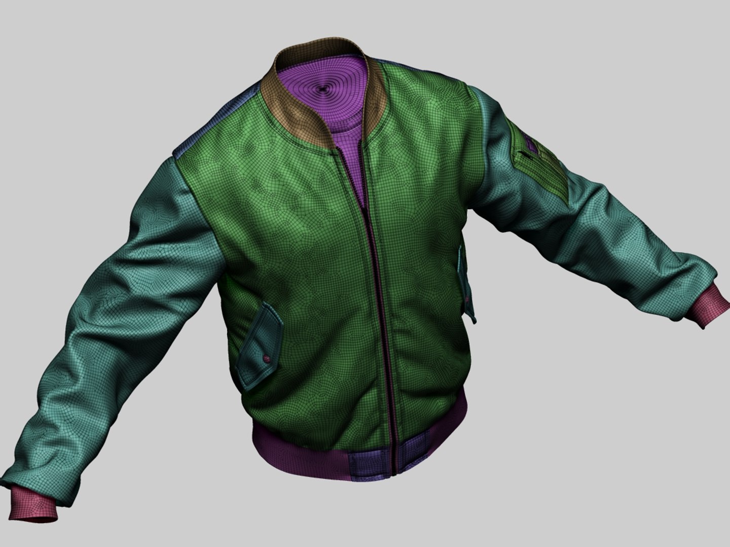 M1 Flight Jacket 3D Model - TurboSquid 1374444