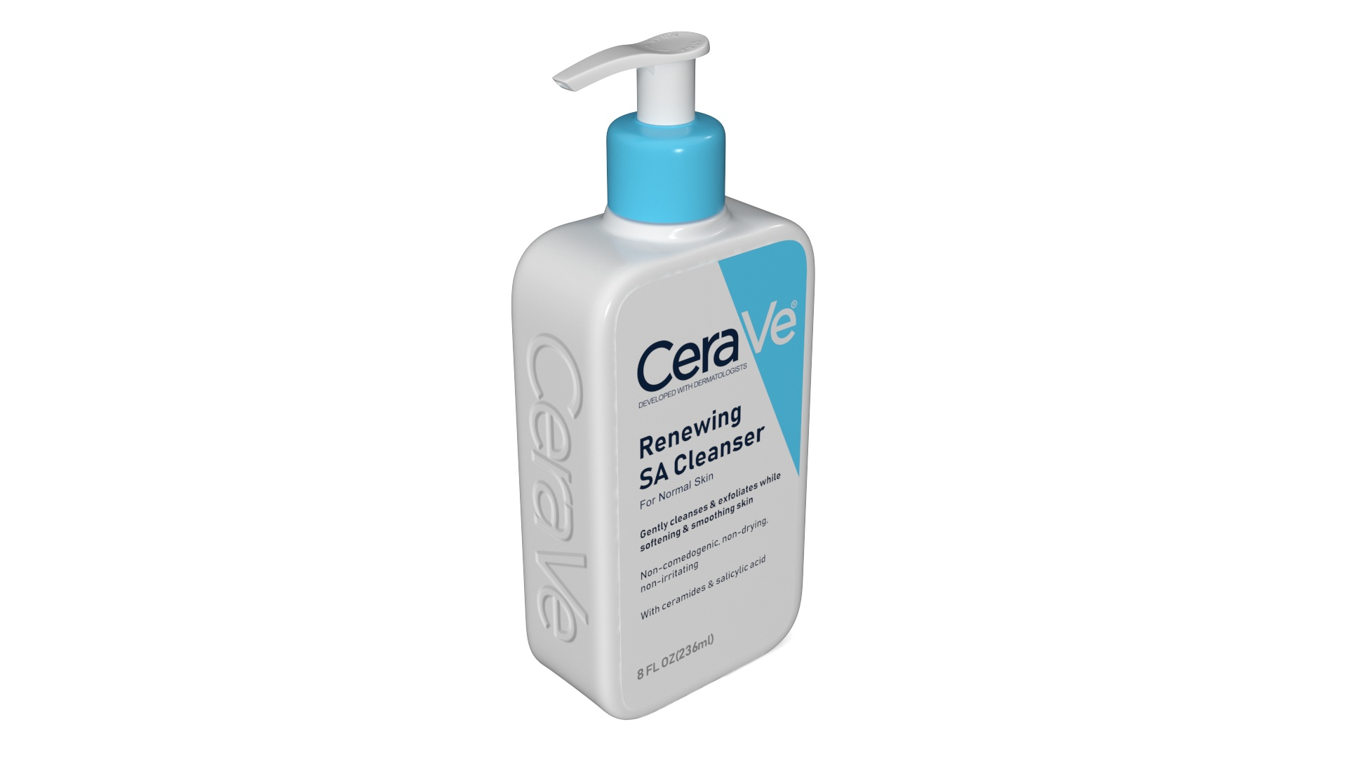 CeraVe Cleanser Dispenser Bottle 236 Ml Blue Model - TurboSquid 2283339