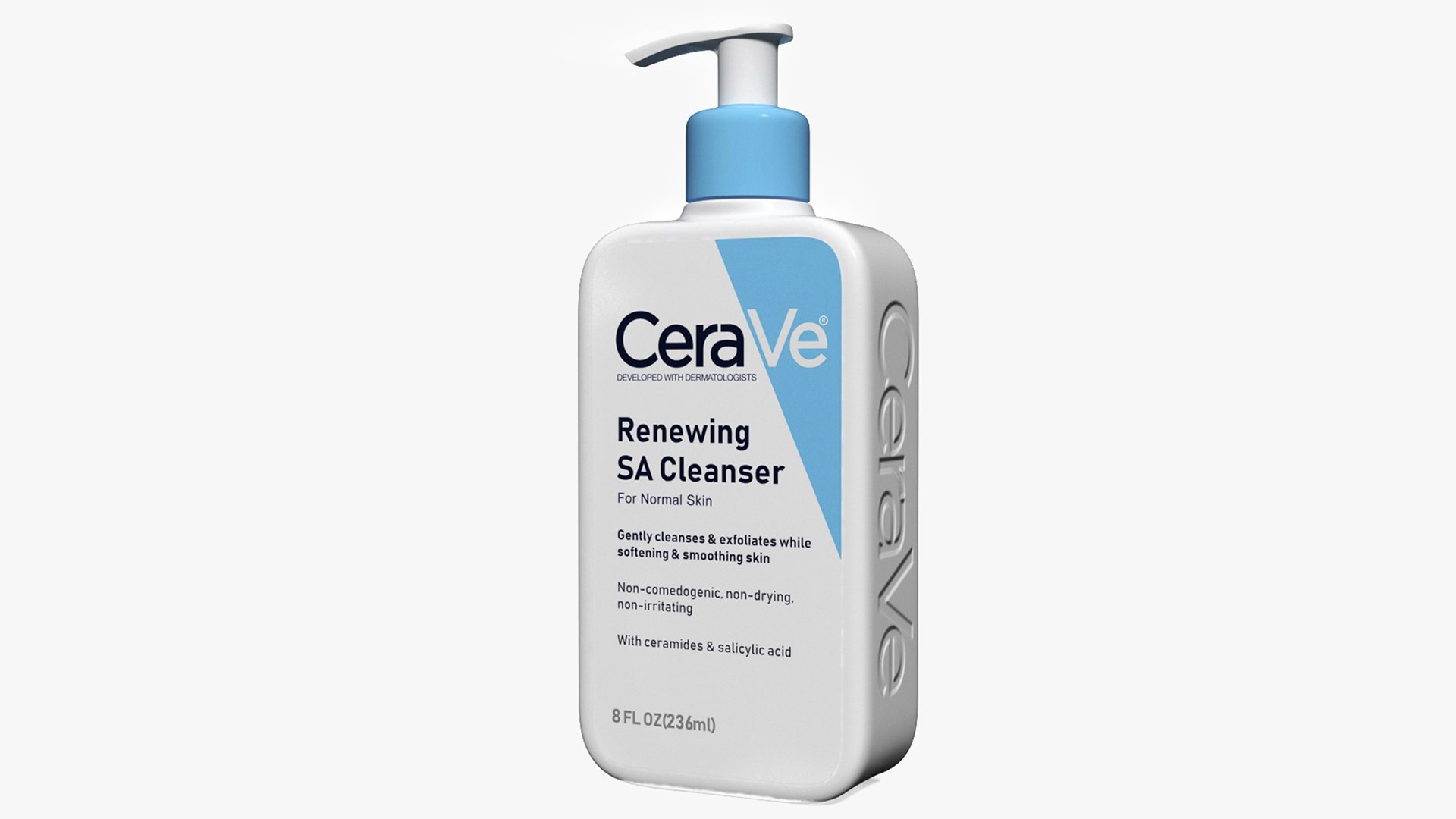CeraVe Cleanser Dispenser Bottle 236 Ml Blue Model - TurboSquid 2283339