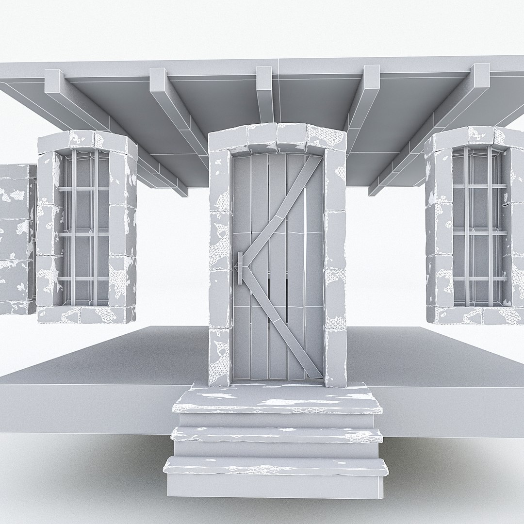 Old stone building nterior 3D model - TurboSquid 1556756