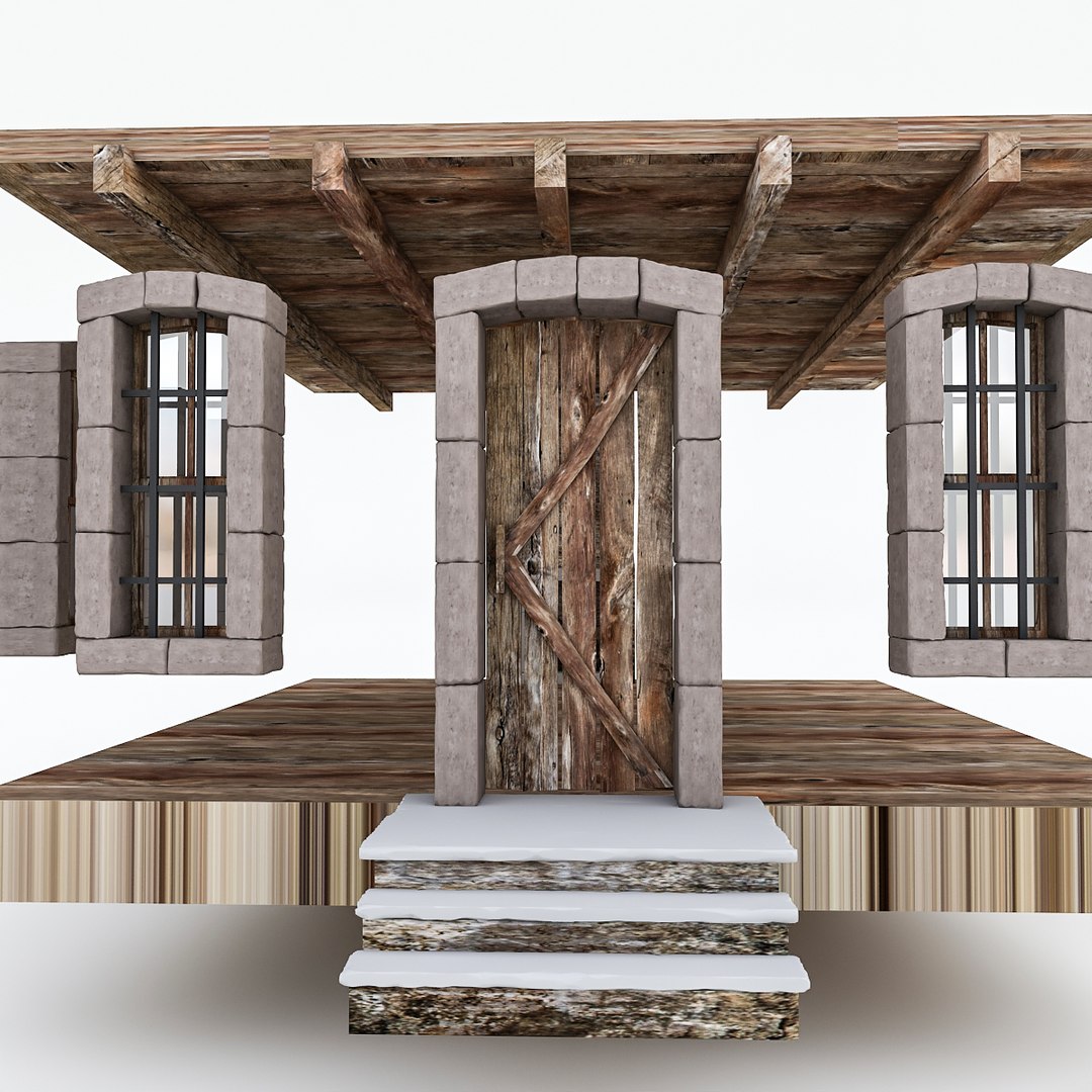 Old stone building nterior 3D model - TurboSquid 1556756