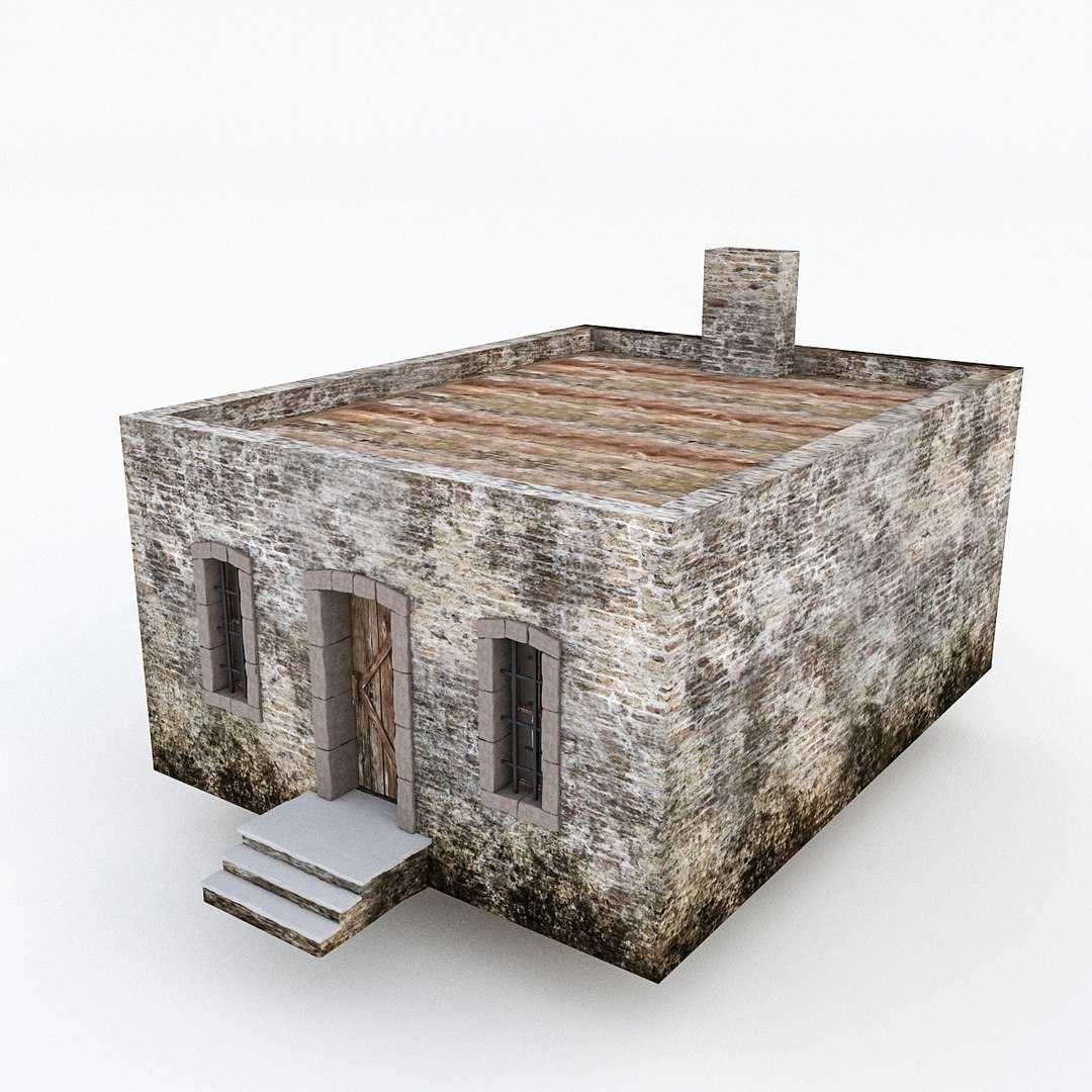 Old stone building nterior 3D model - TurboSquid 1556756
