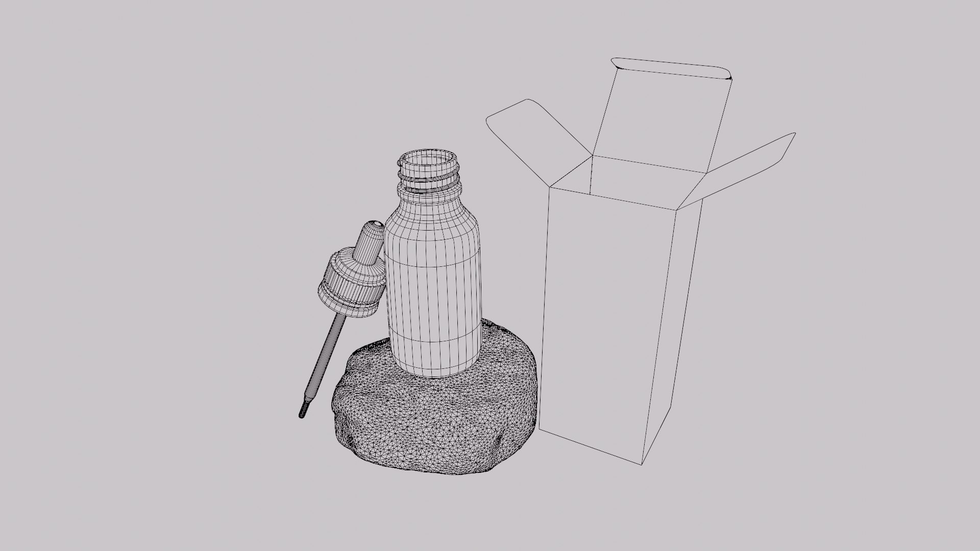 3D Dropper Product And Label Model - TurboSquid 2099684