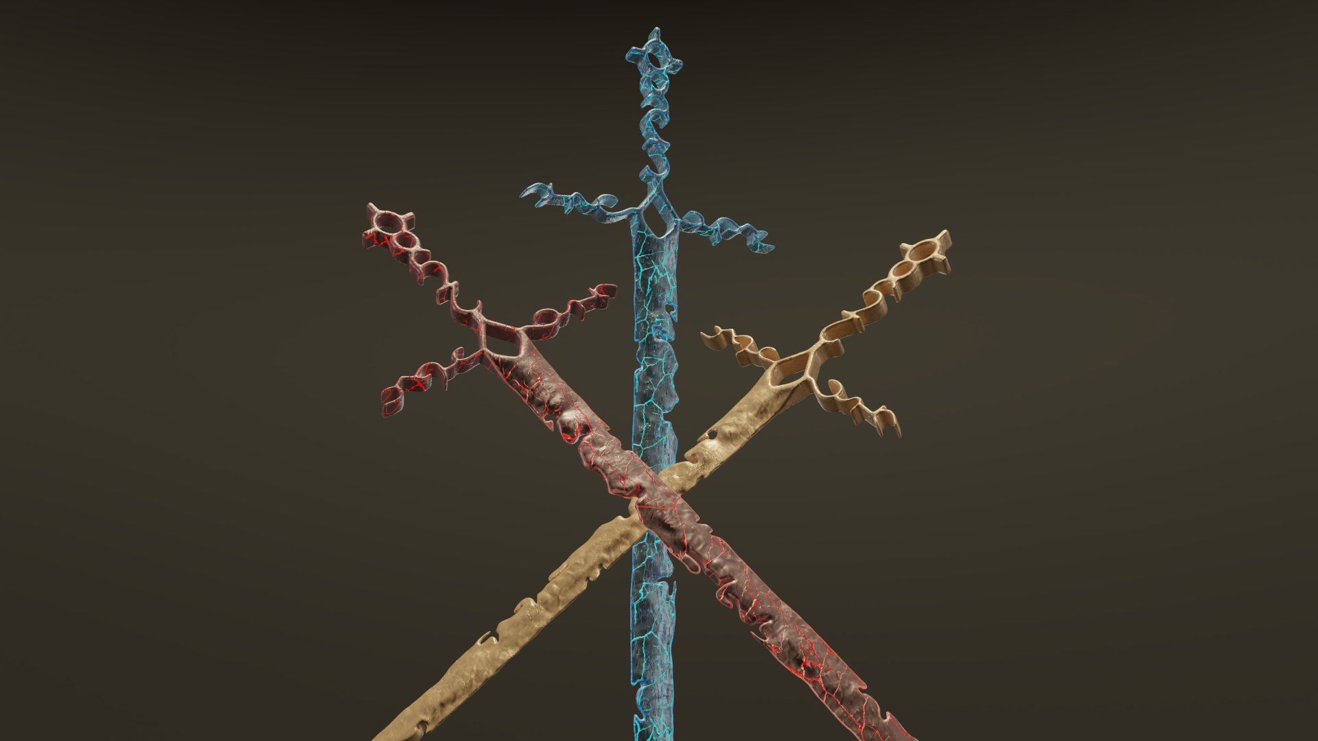 Runic Sword Model - TurboSquid 1982301