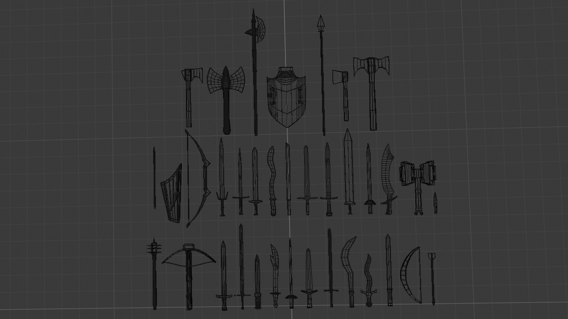 Swords weapon model - TurboSquid 1677099