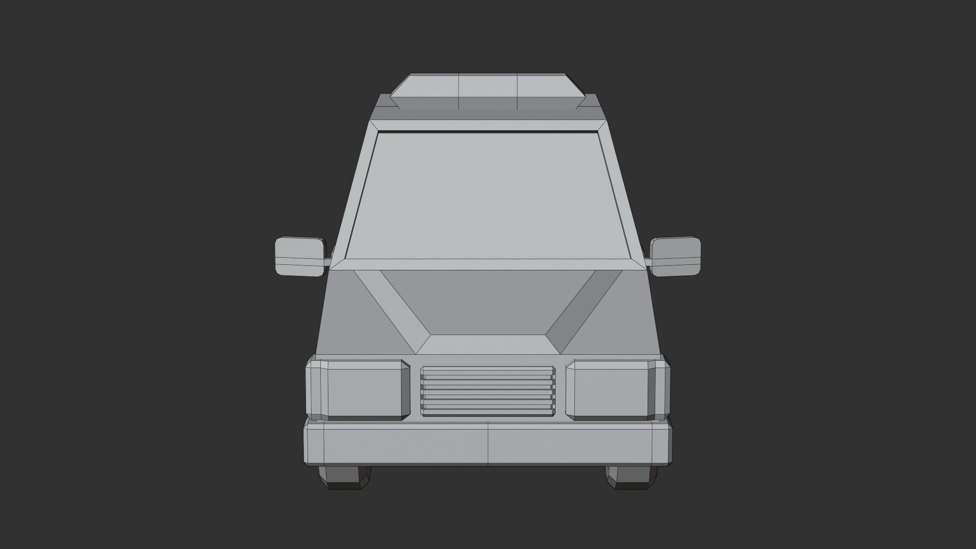 3D Cartoon Low Poly Car 05 - Police Car Model - TurboSquid 2239242