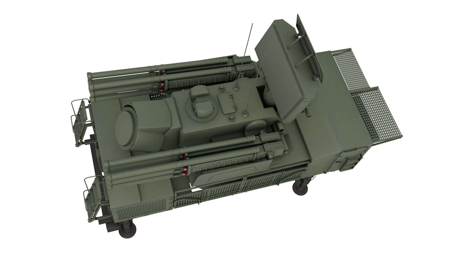 Air Defence System Pantsir S1 SA-22 3D Model - TurboSquid 2294828