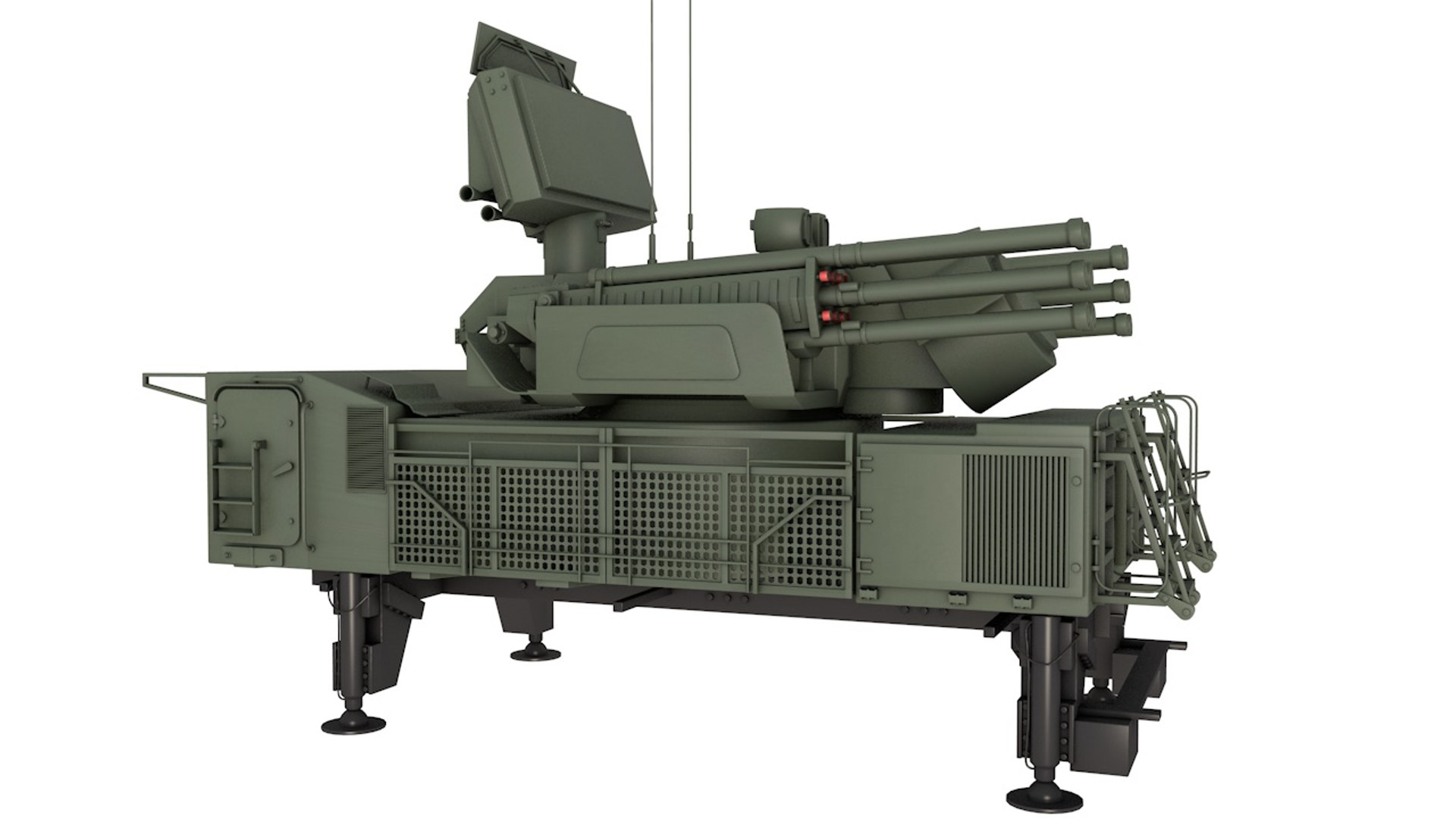 Air Defence System Pantsir S1 SA-22 3D Model - TurboSquid 2294828
