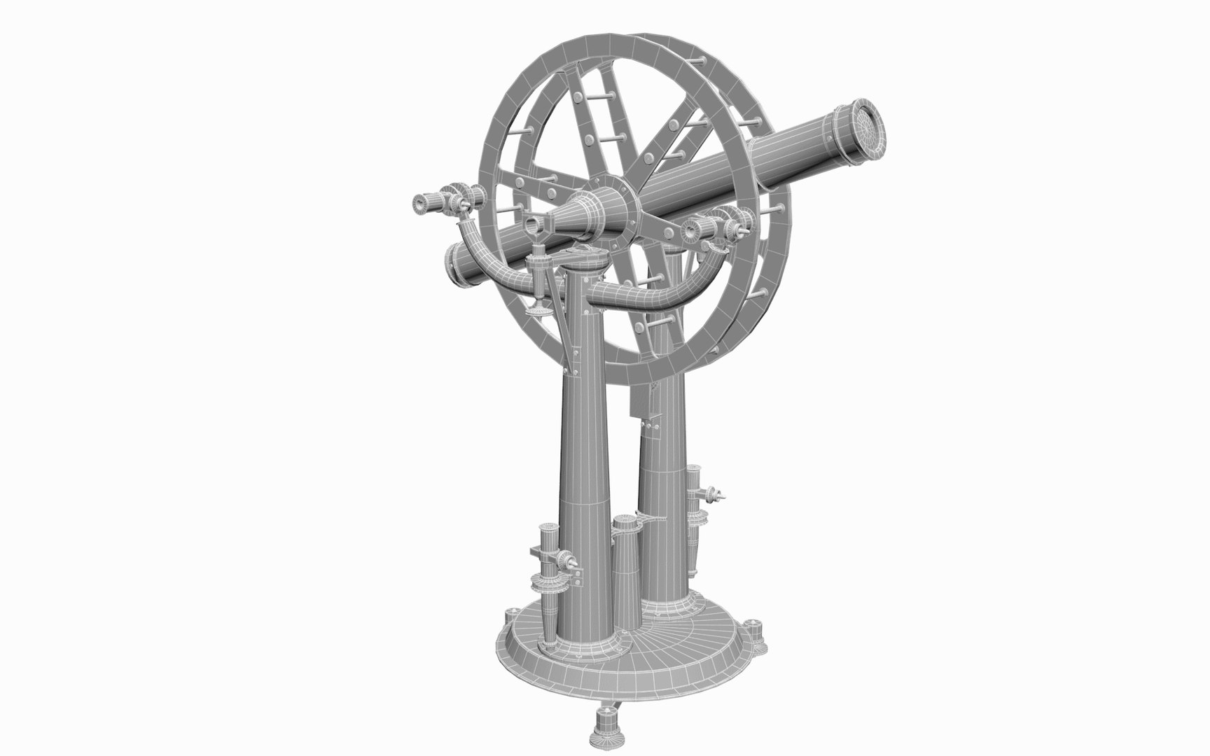 3D Altitude Azimuth Instrument - TurboSquid 1483376