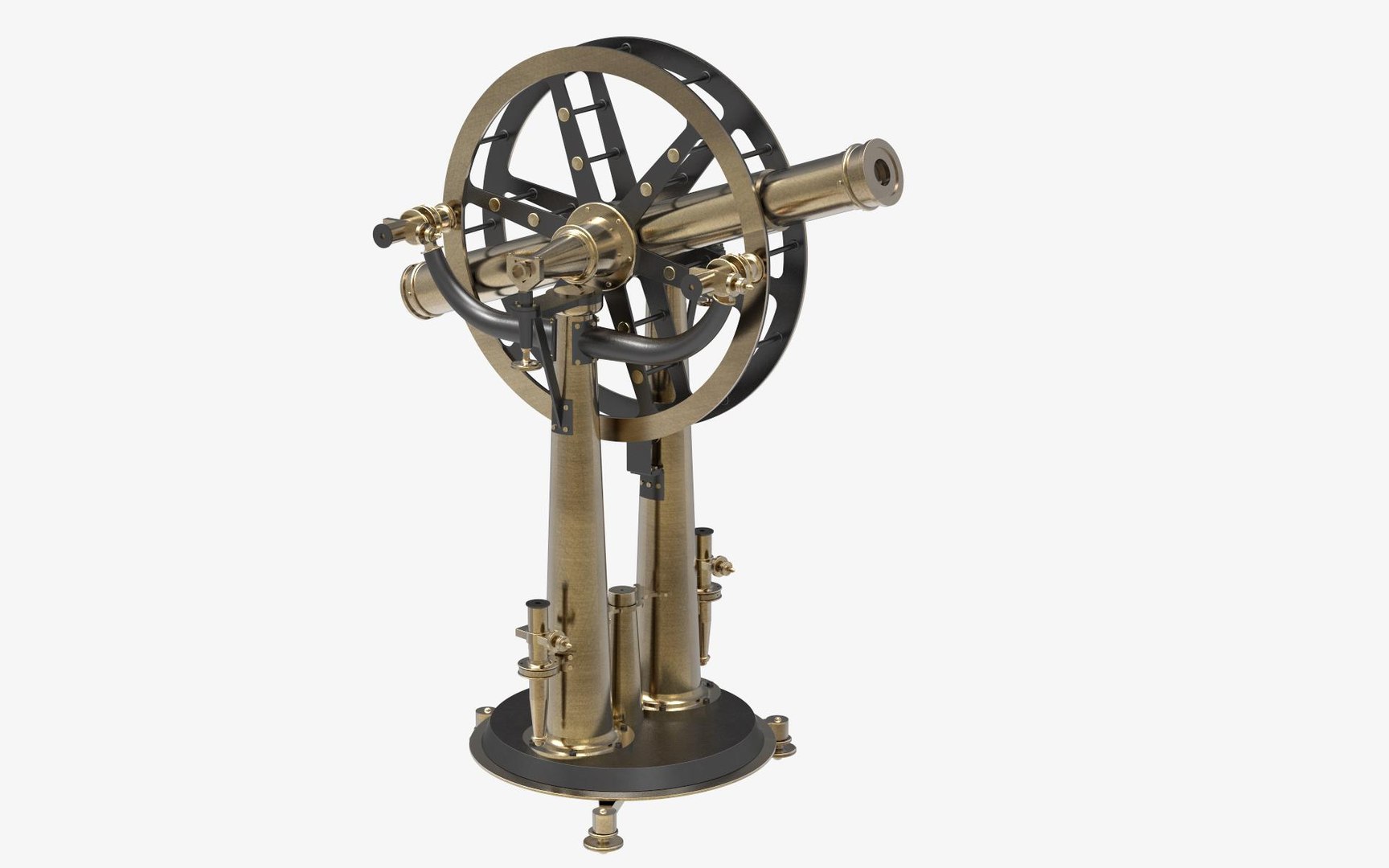 3D Altitude Azimuth Instrument - TurboSquid 1483376