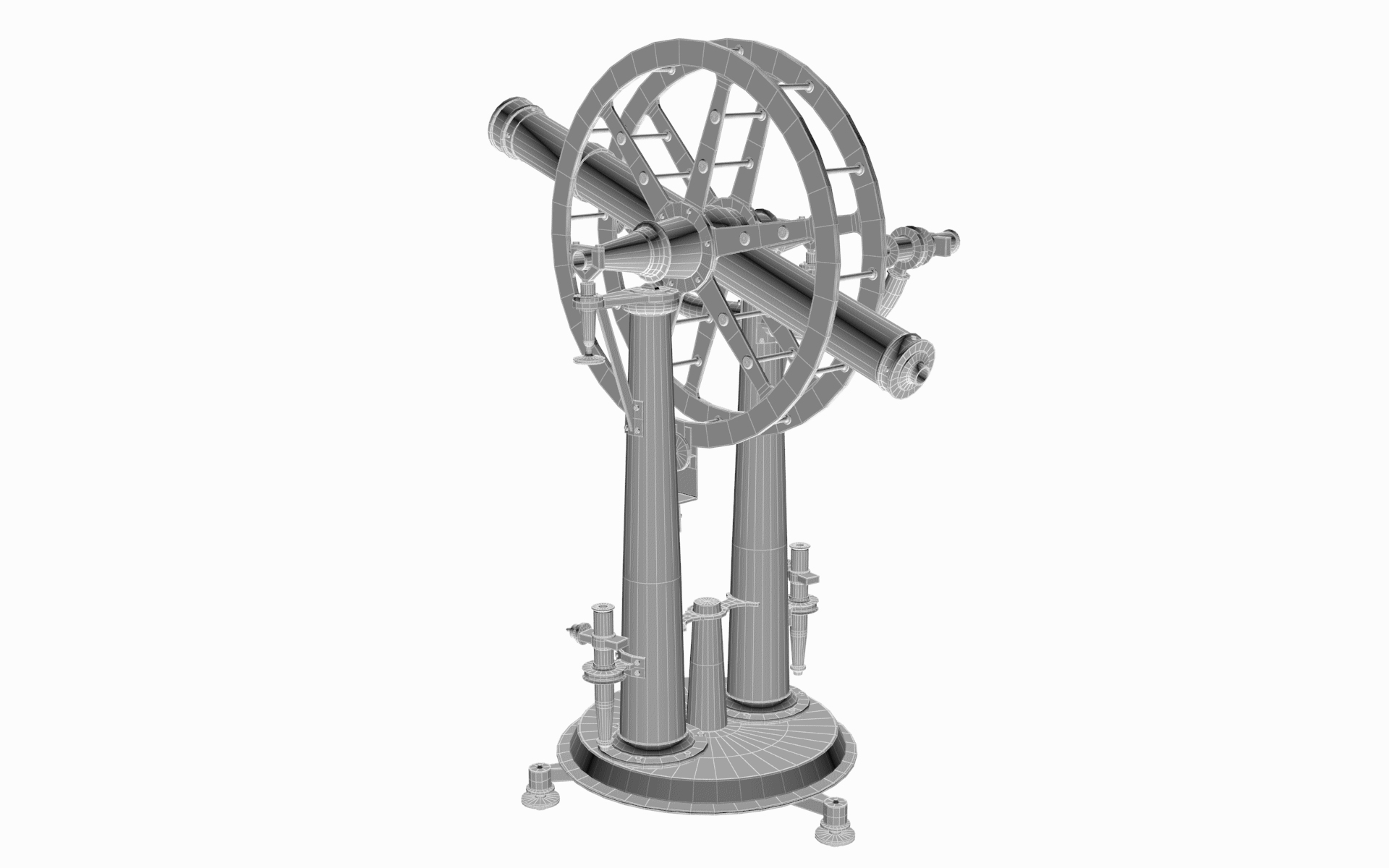 3D altitude azimuth instrument - TurboSquid 1483376