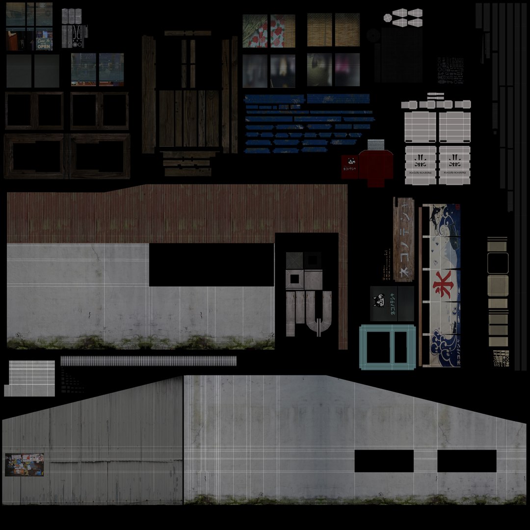 3D Old Tokyo Store Model - TurboSquid 1330753