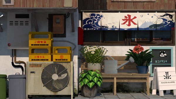3D old tokyo store model - TurboSquid 1330753