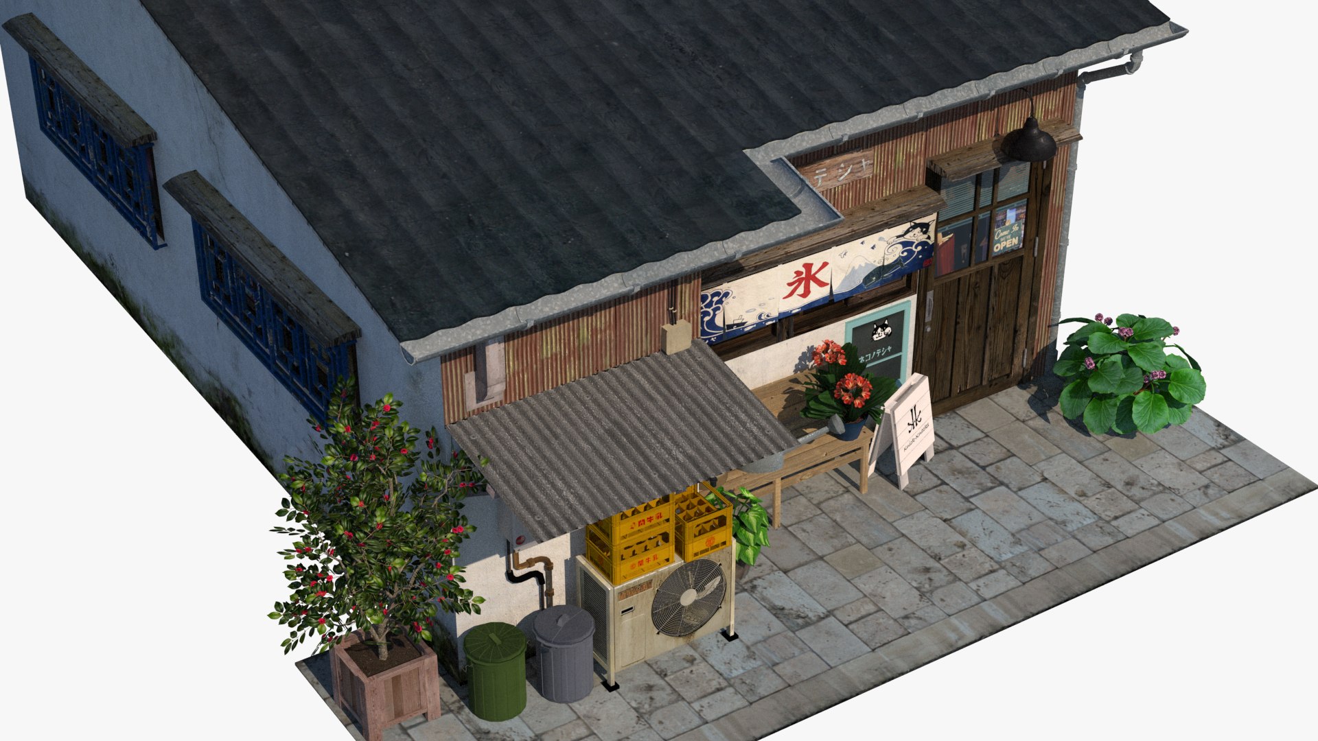 3D old tokyo store model - TurboSquid 1330753