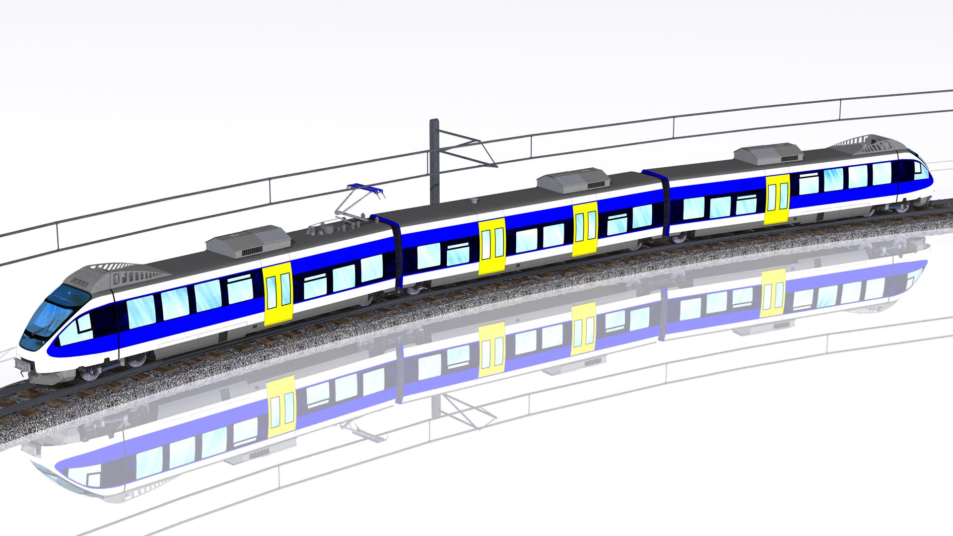 3D Bombardier Talent 3 - Hungarian Passenger Train Model - TurboSquid ...