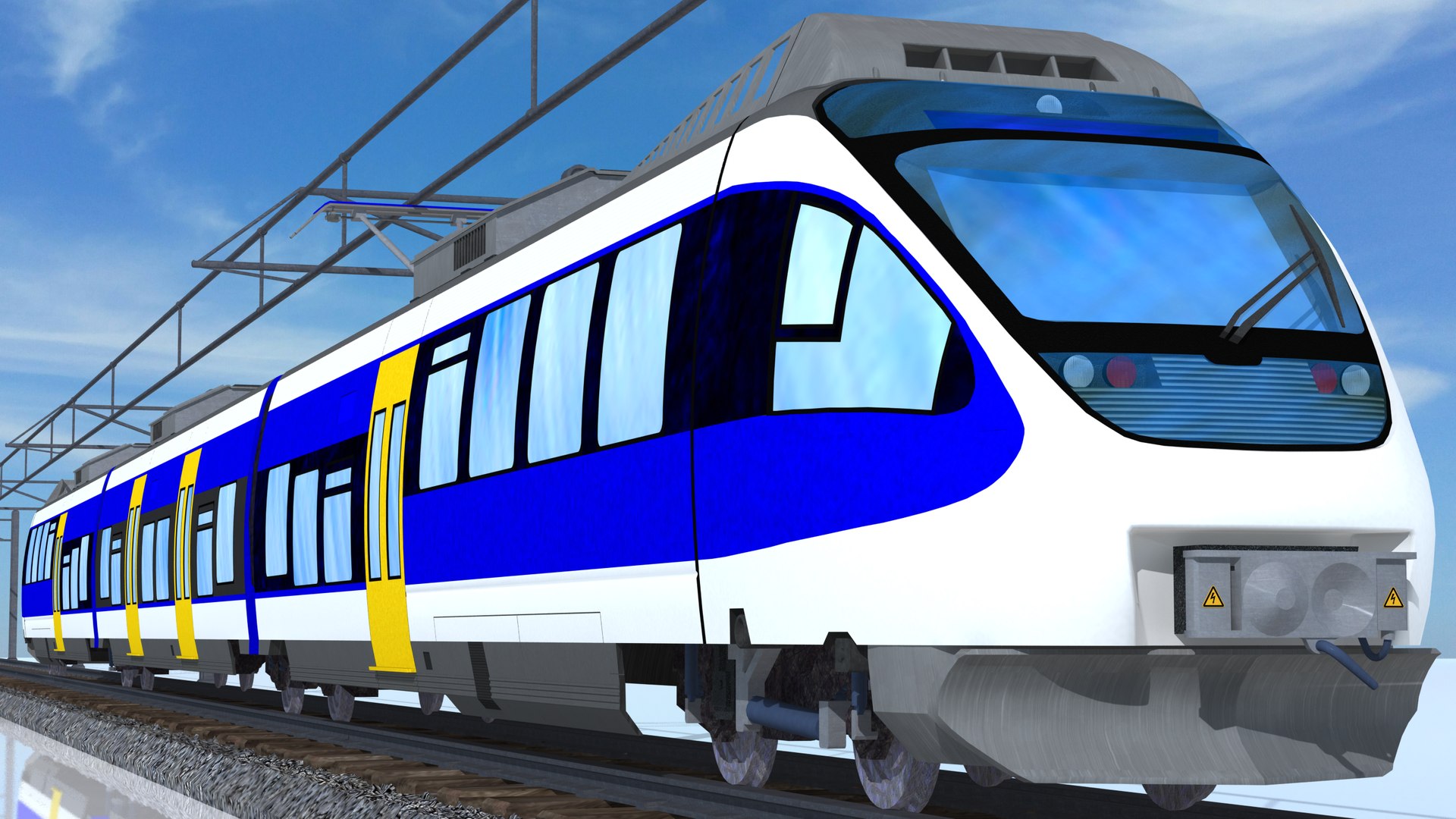 3D Bombardier Talent 3 - Hungarian Passenger Train Model - TurboSquid ...