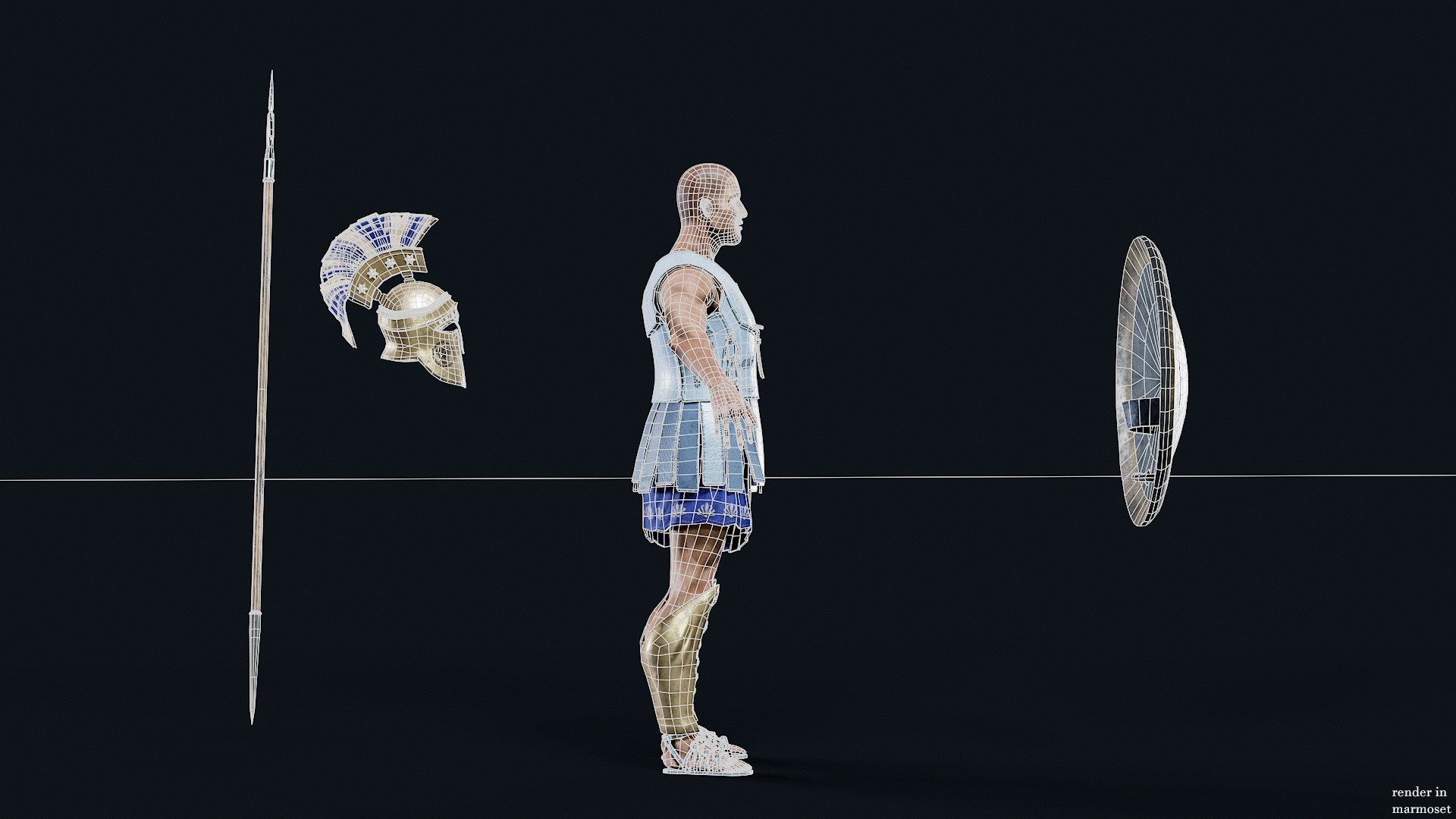 3D ATHENIAN Hoplite D - TurboSquid 2361062