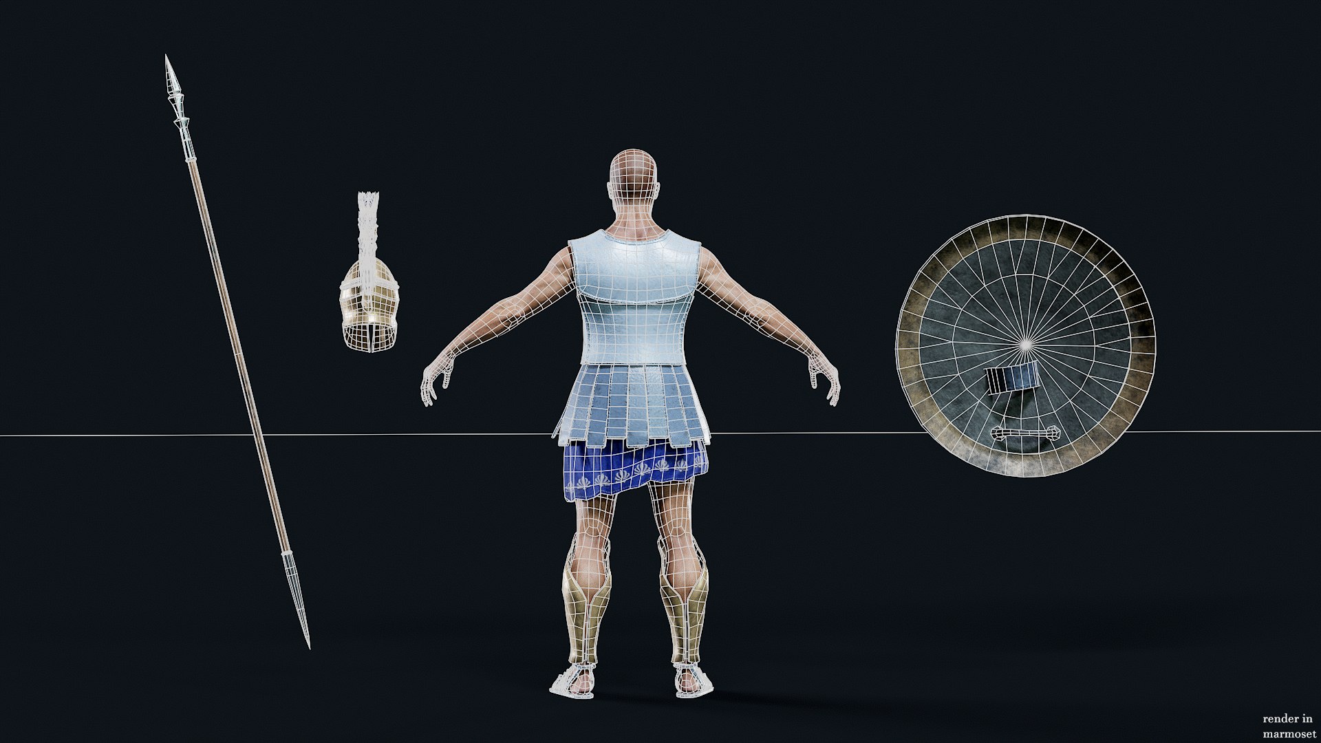 3D ATHENIAN Hoplite D - TurboSquid 2361062