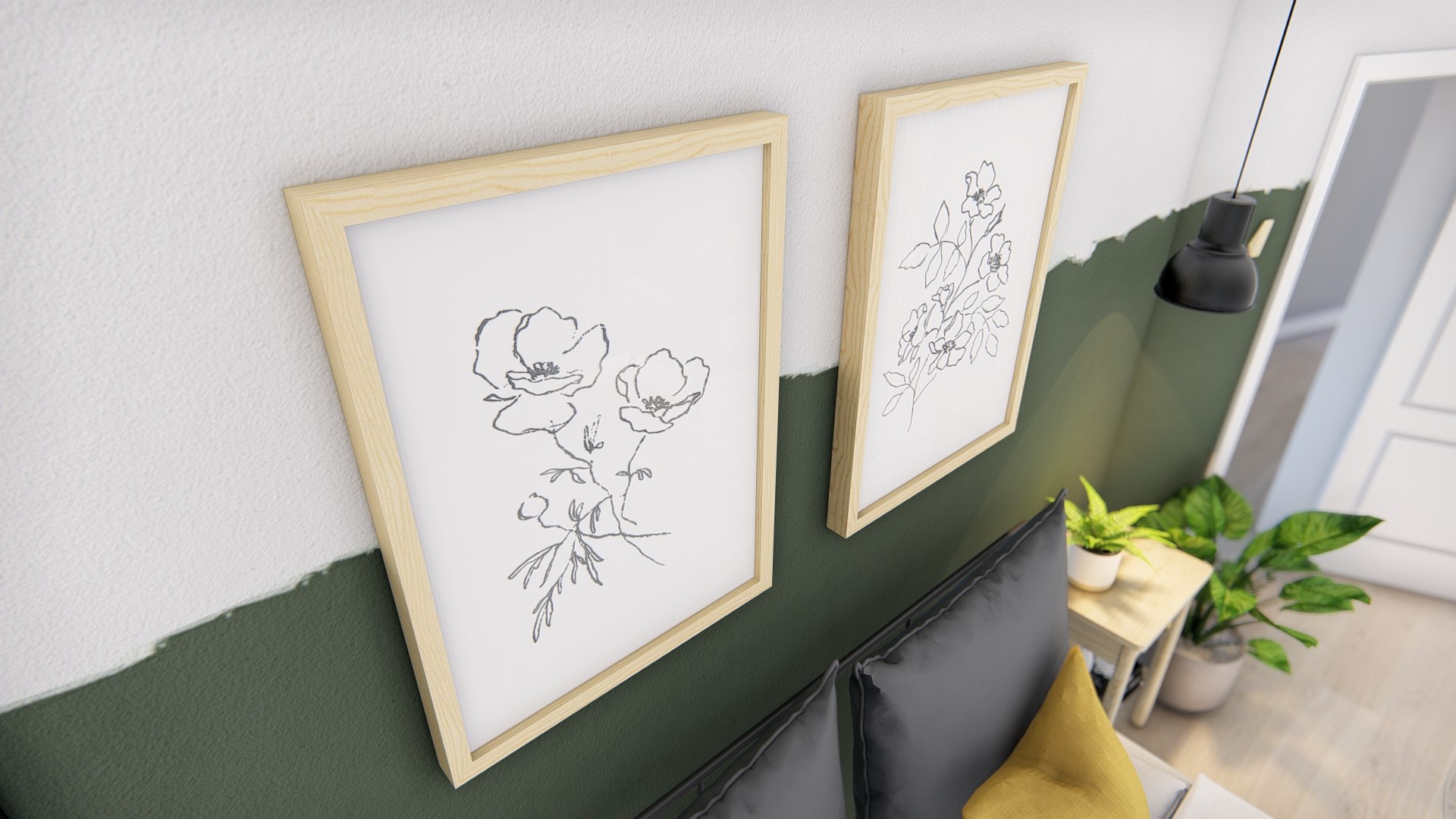 3D Lumion Ready - PETAL LANE HOME Rustic Brown Flower Drawing A And B ...