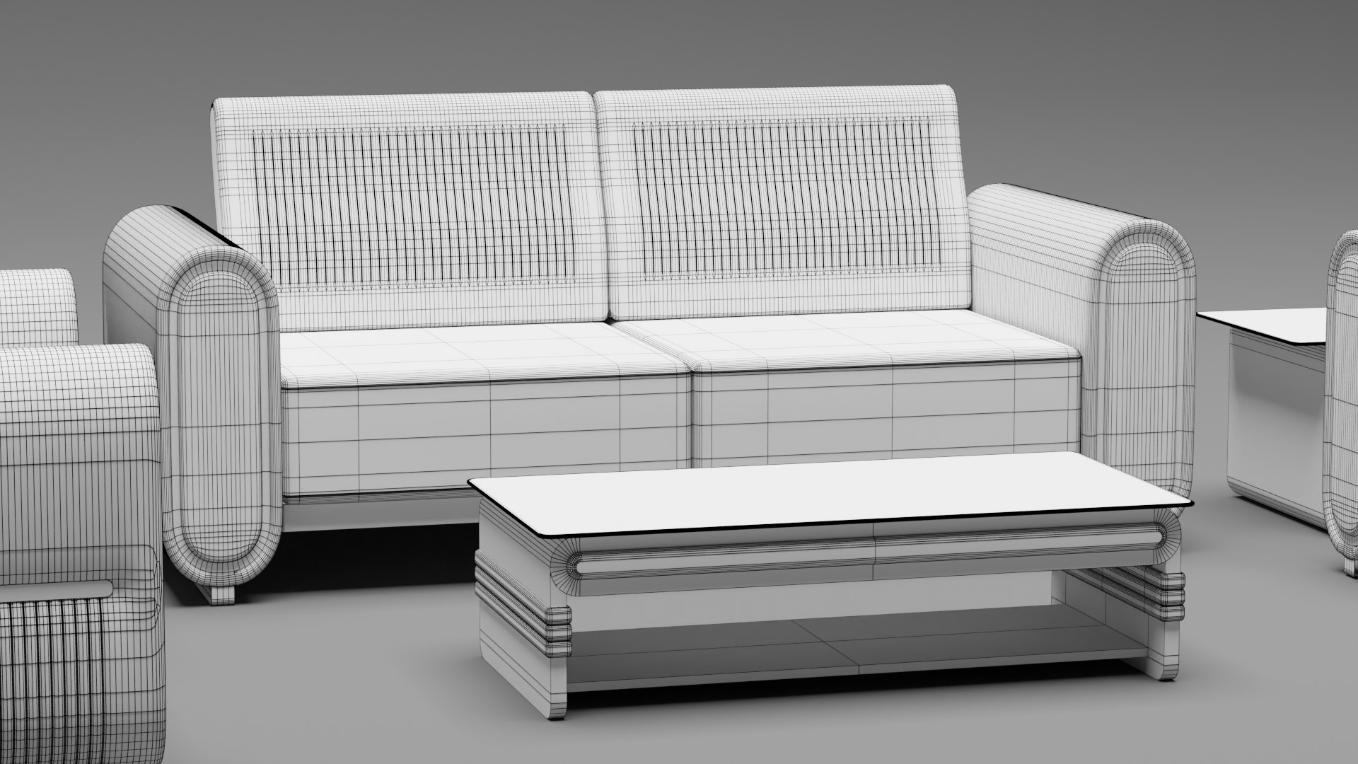 3D Sofa Set 04 - TurboSquid 1967861